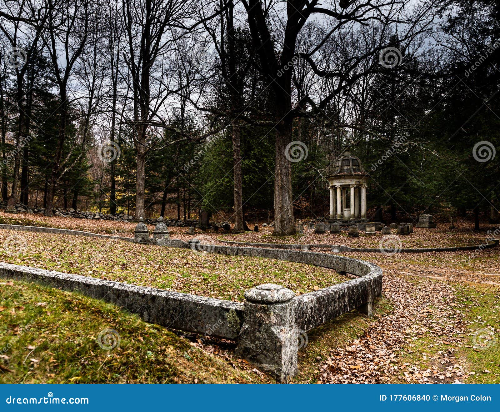 Cemetery in New Hampshire stock photo. Image of fineartphotography ...