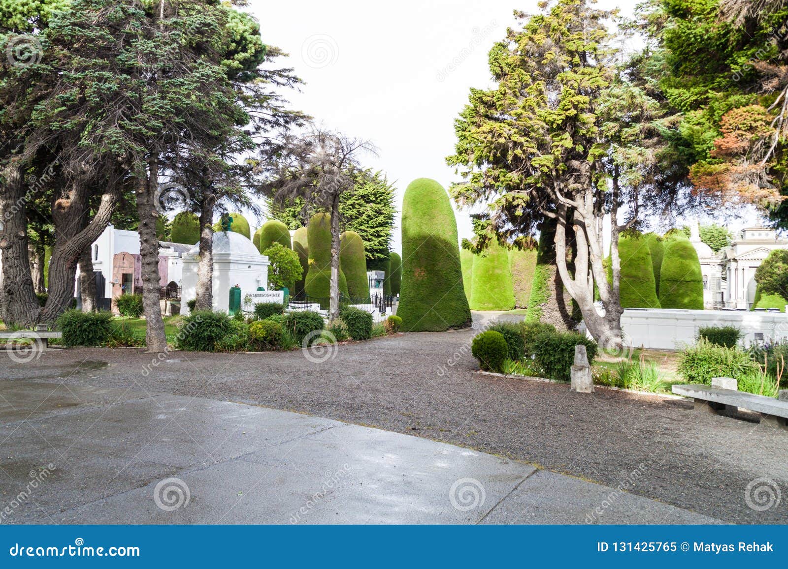 Cemetery in Punta Arenas, Chile. Editorial Image - Image of patagonia ...