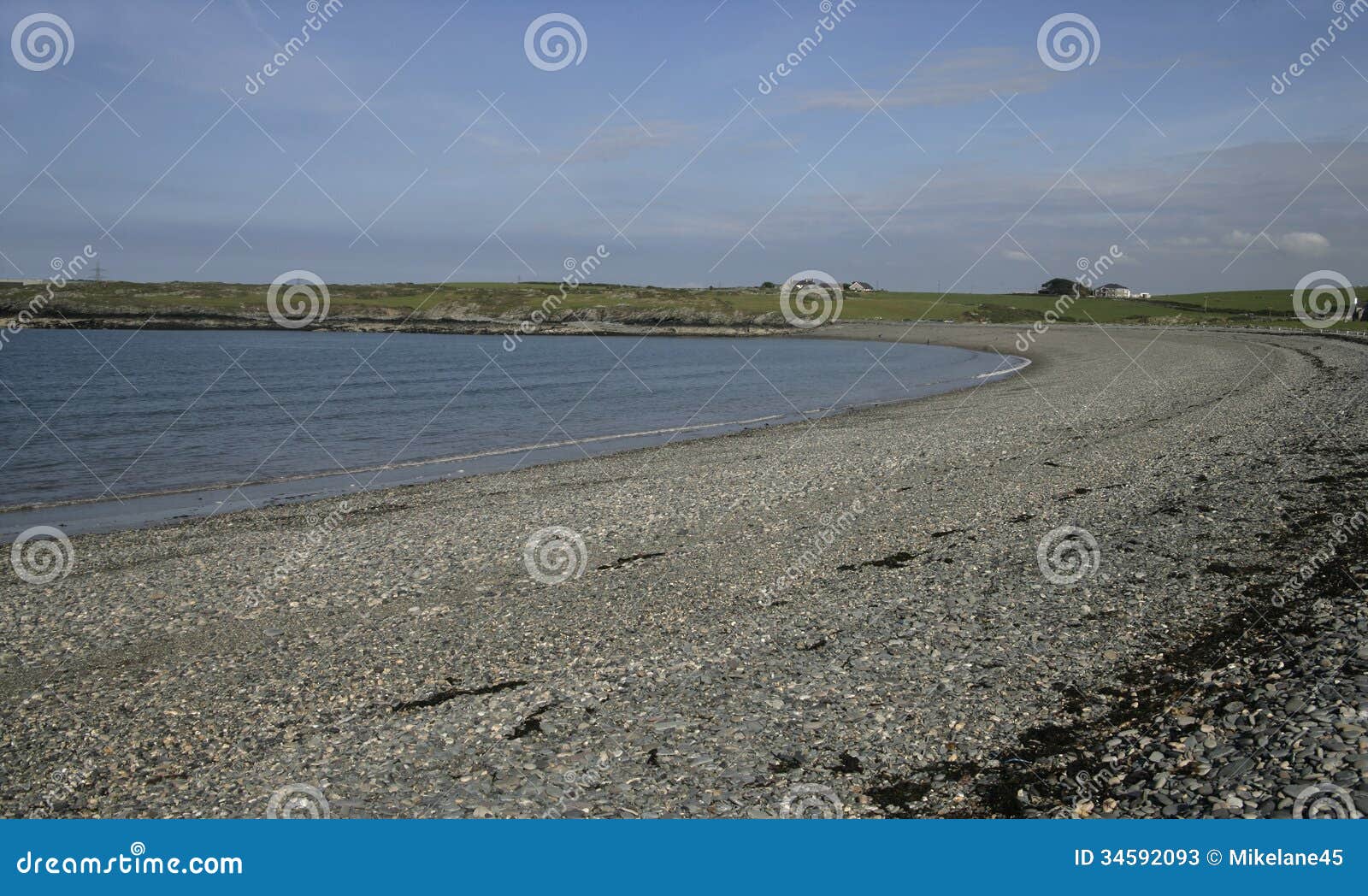 Cemlyn Bay stock image. Image of reserve, nature, stone - 34592093