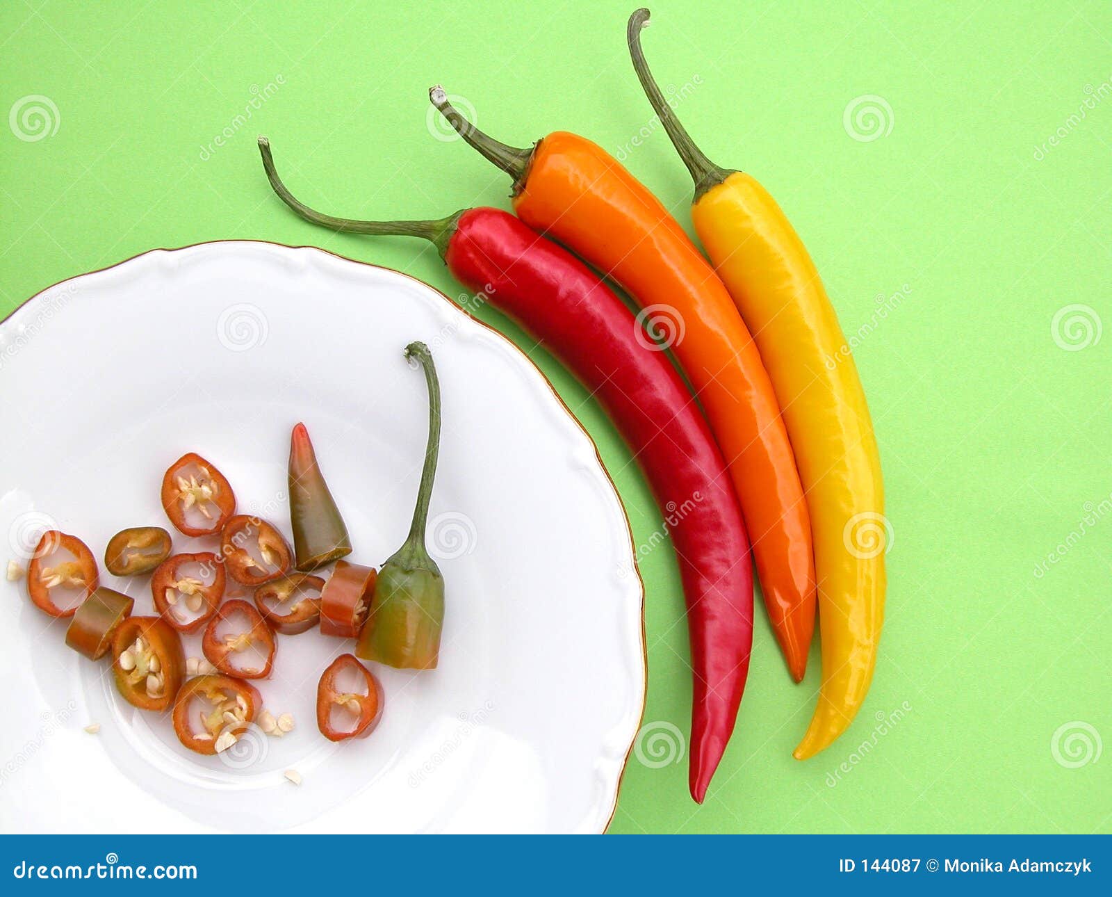 Cena imagen de archivo. Imagen de chile, condimento, rojo - 144087