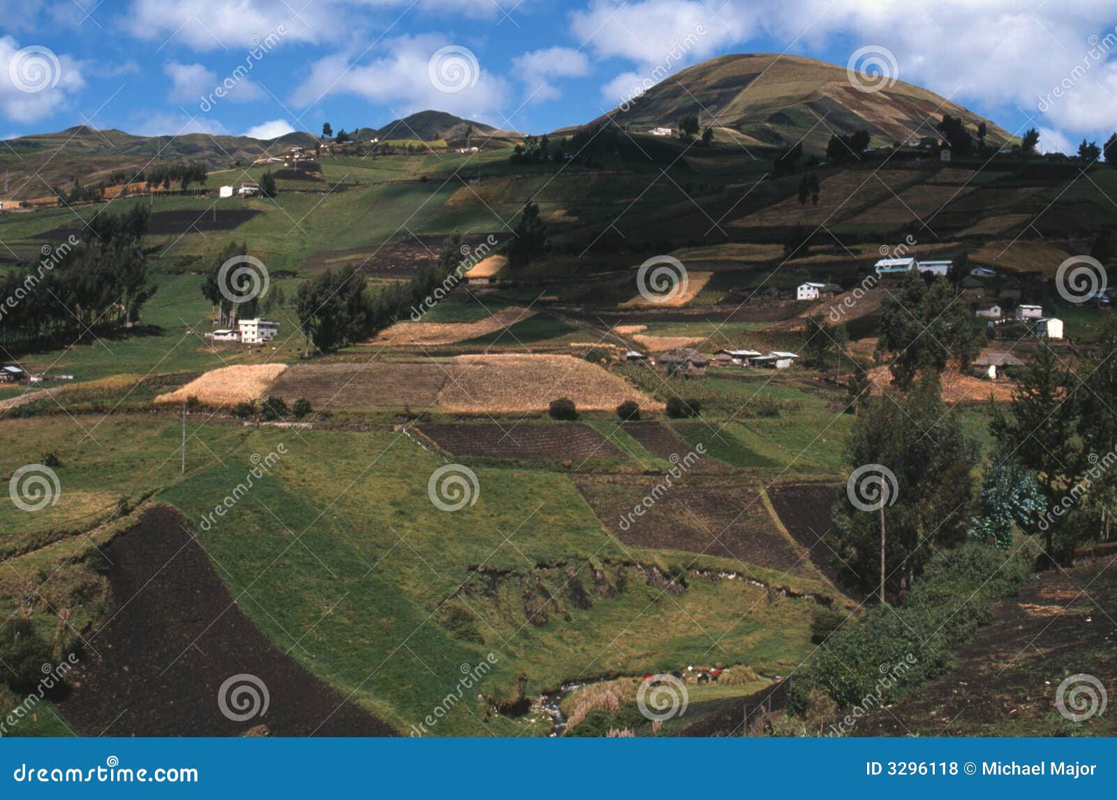 Cena Rural Perto De Riobamba Ecua Foto de Stock - Imagem de equador ...