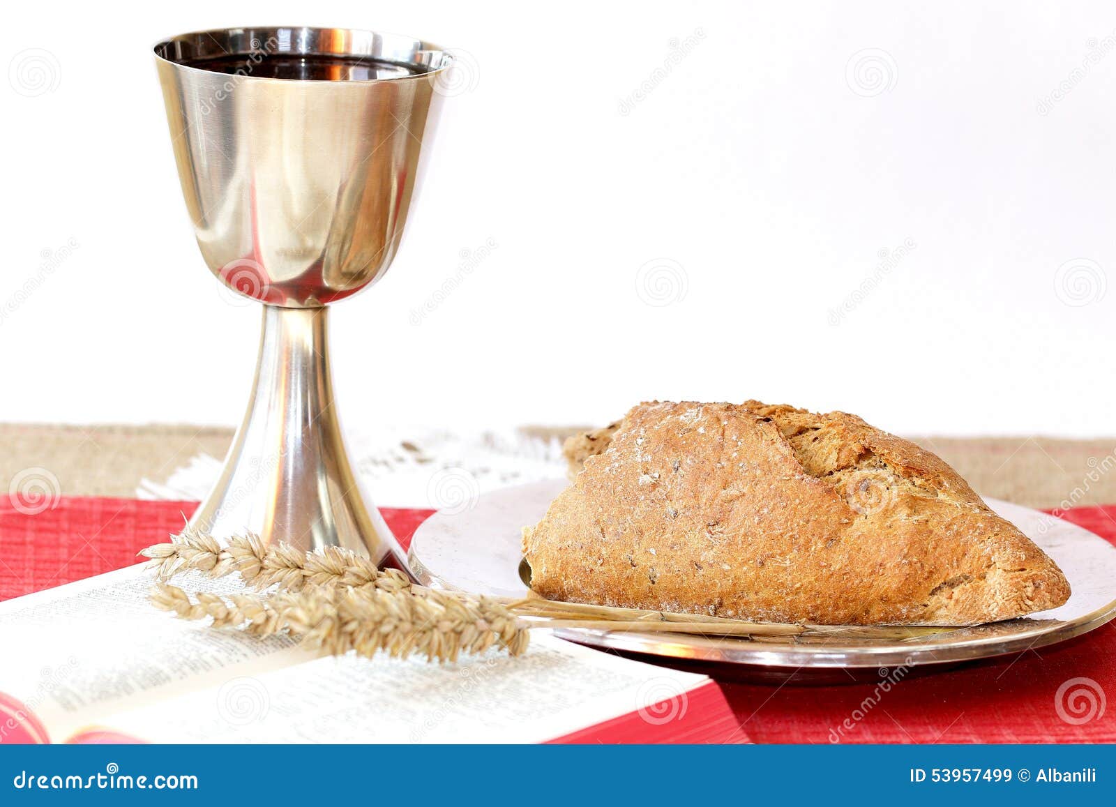 Cena santa imagen de archivo. Imagen de servicio, fondo - 53957499