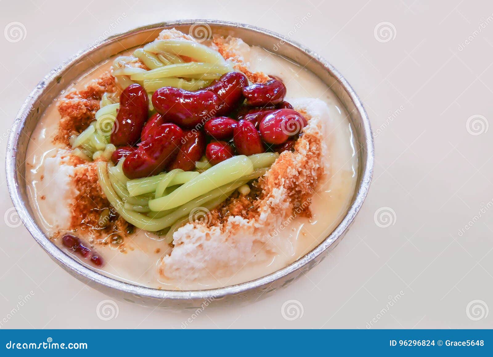Cendol dessert stock photo. Image of cuisine, iced, gula - 96296824