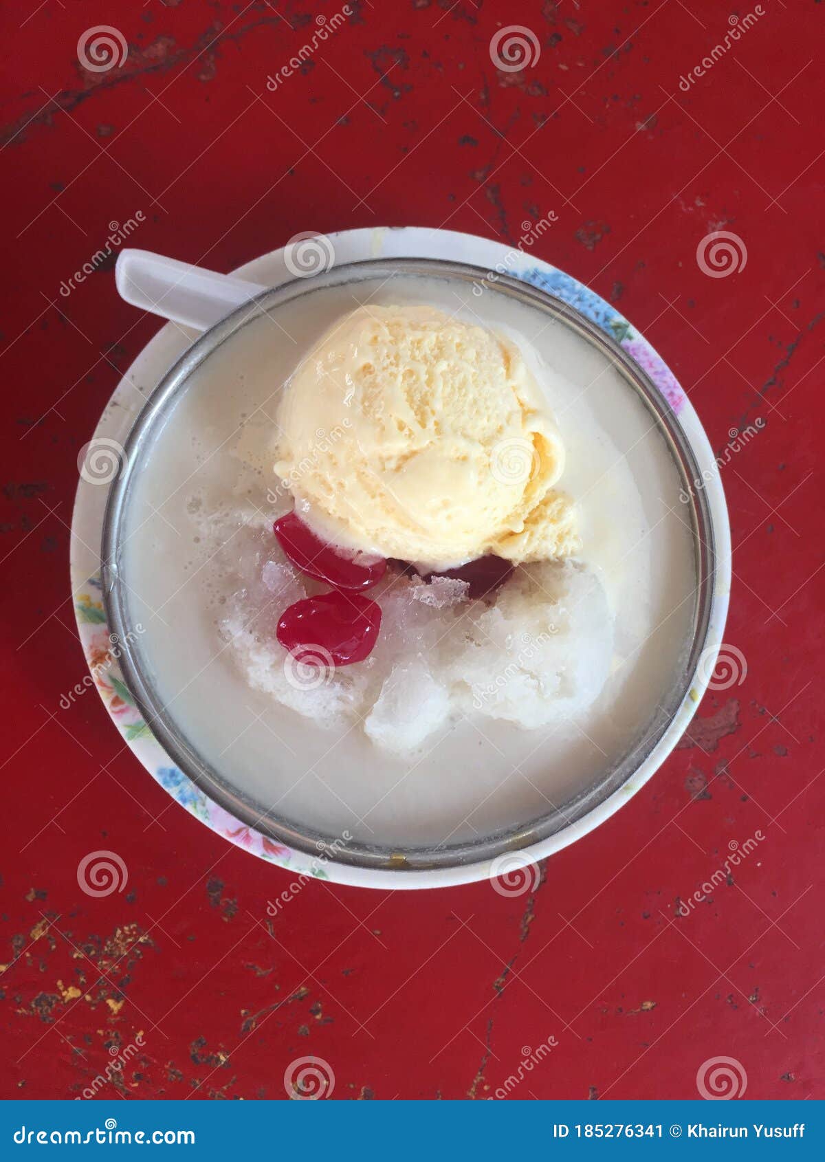 Cendol ice cream stock image. Image of beans, food, asian - 185276341