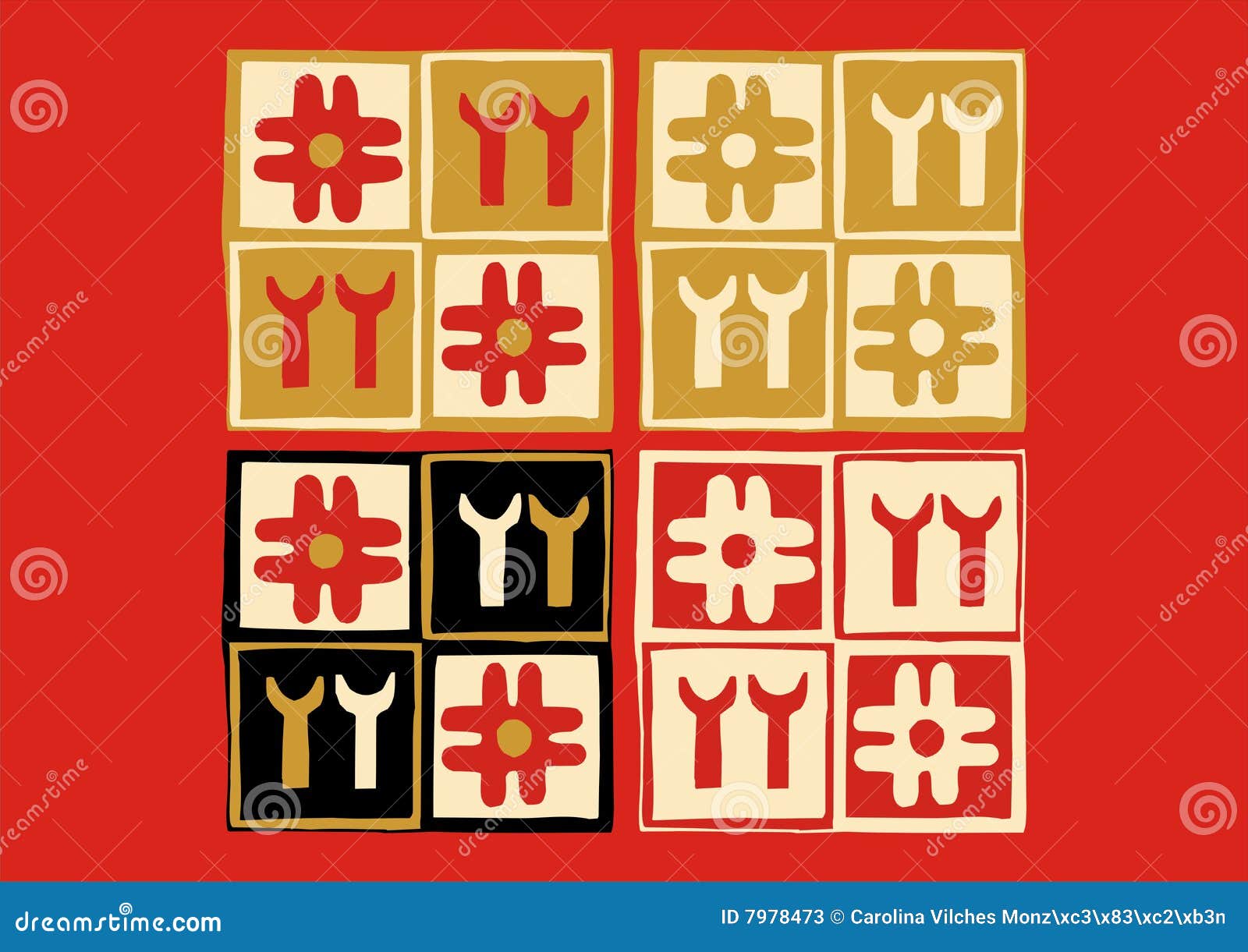 Cenefa 3 stock vector. Illustration of ornamental, fabric - 7978473