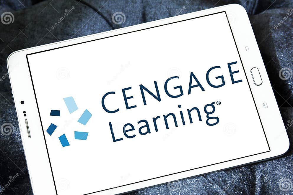Cengage company logo editorial photography. Image of motto - 119515662