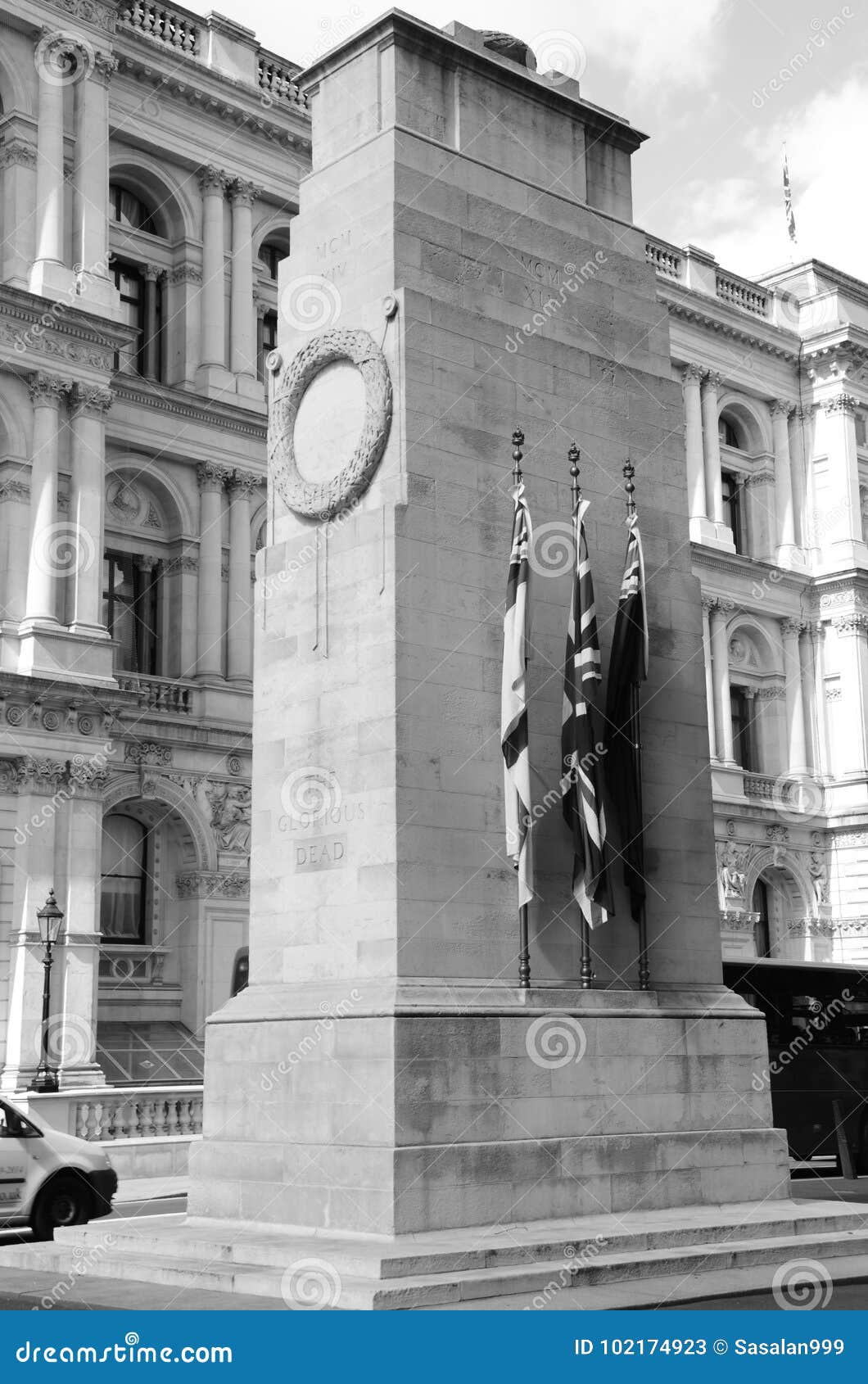 Cenotaph redaktionelles stockfoto. Bild von ehrengrabmal - 102174923