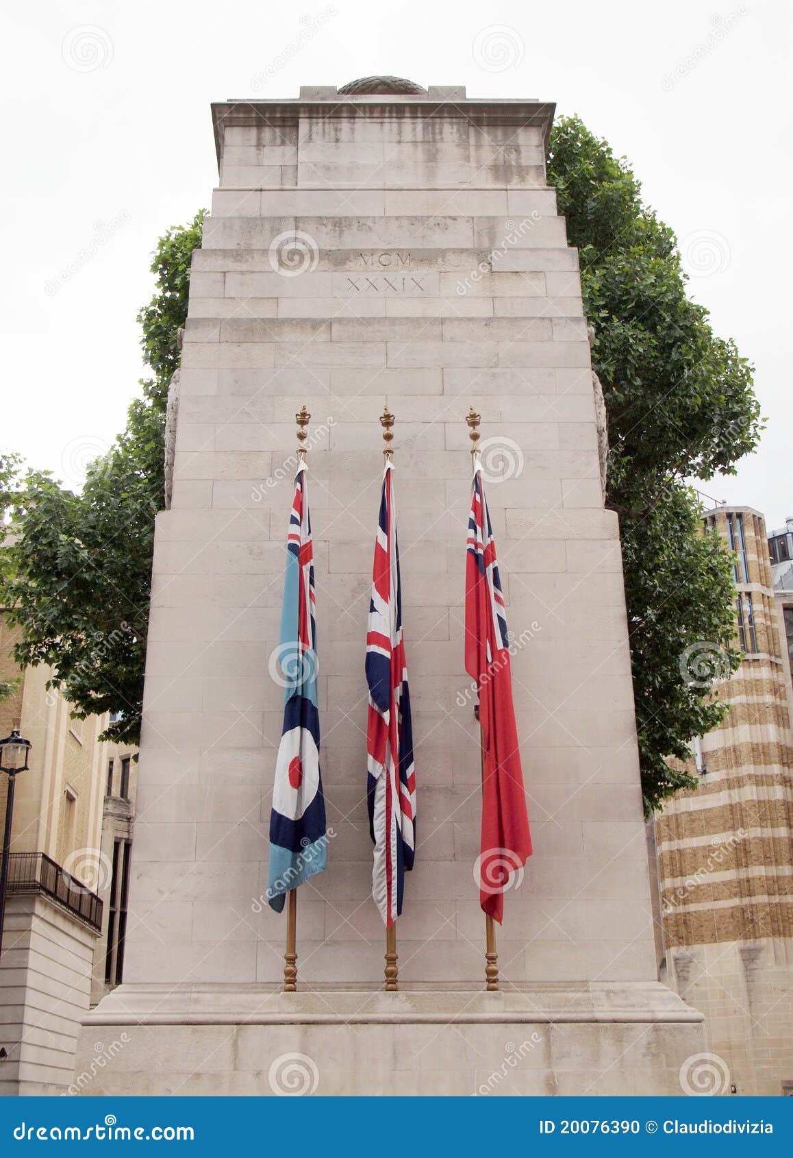 The Cenotaph, London stock photo. Image of royal, flag - 20076390