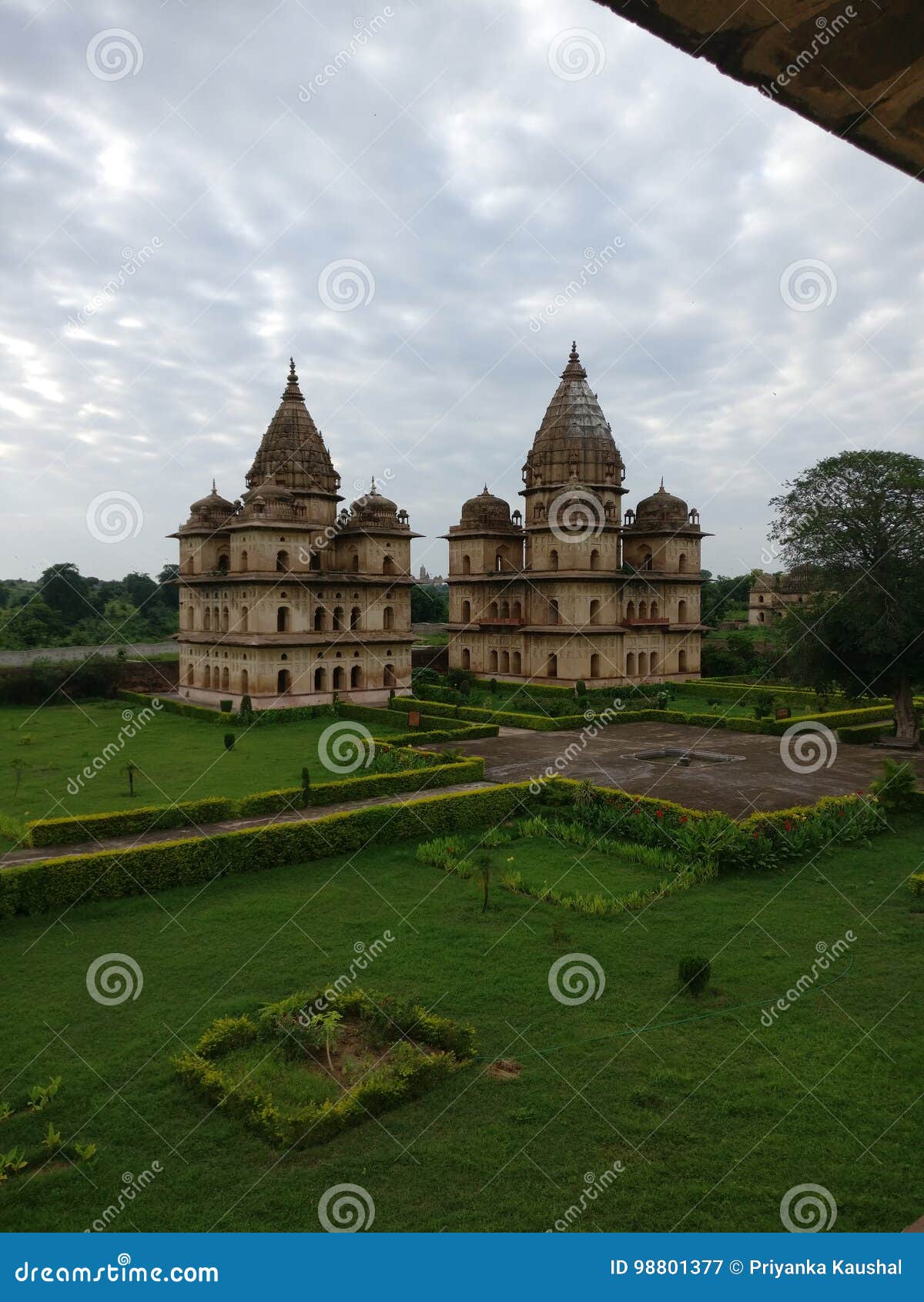 Cenotaph an Indian Monument in Madhya Pradesh Stock Image - Image of ...