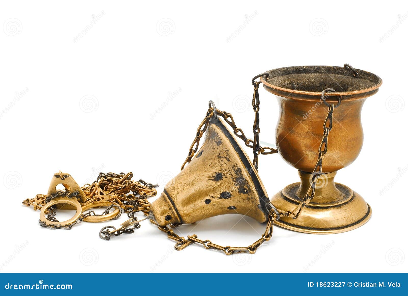 Censer stock image. Image of antique, decorated, religious - 18623227
