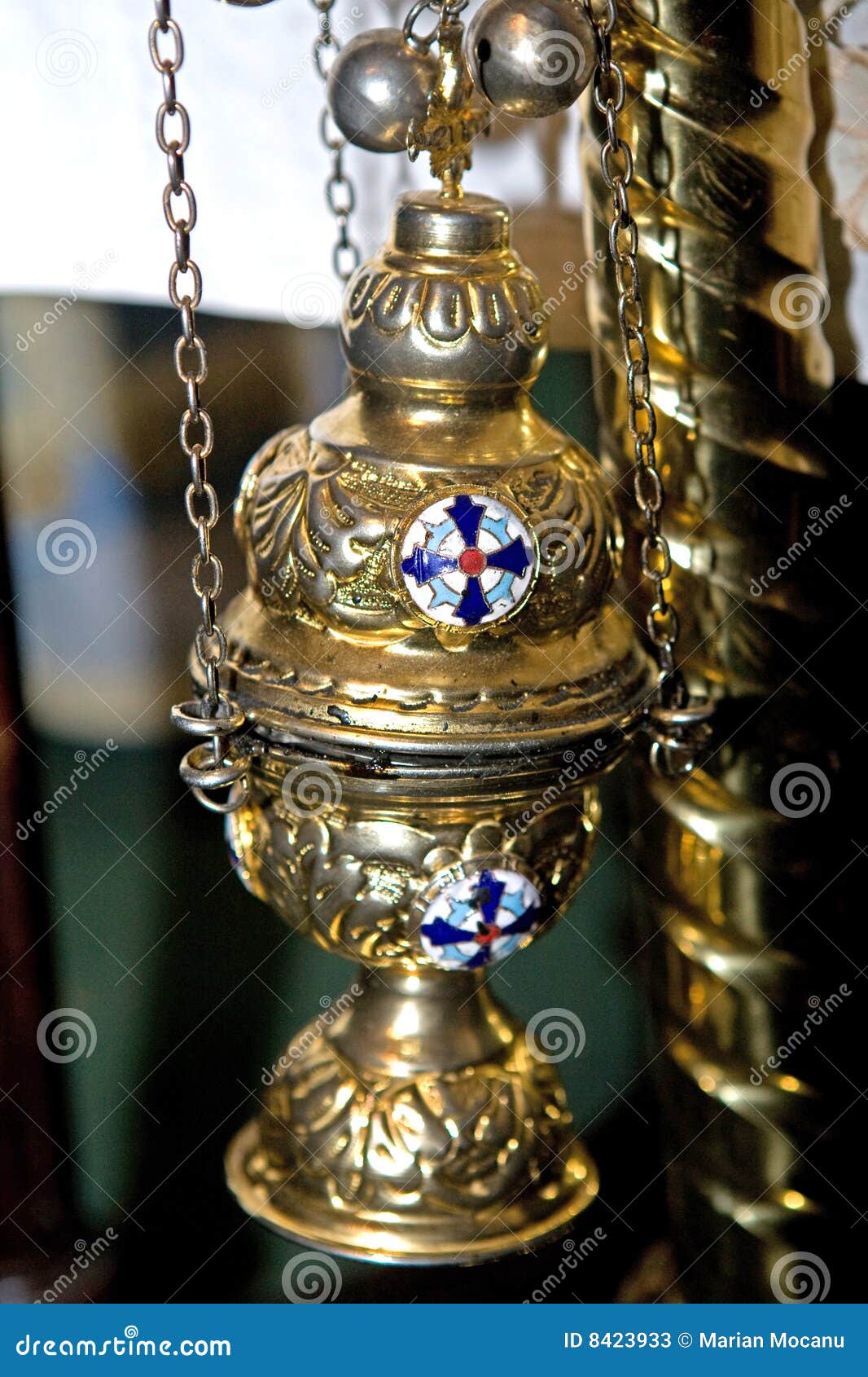Censer stock image. Image of christianity, christ, light - 8423933