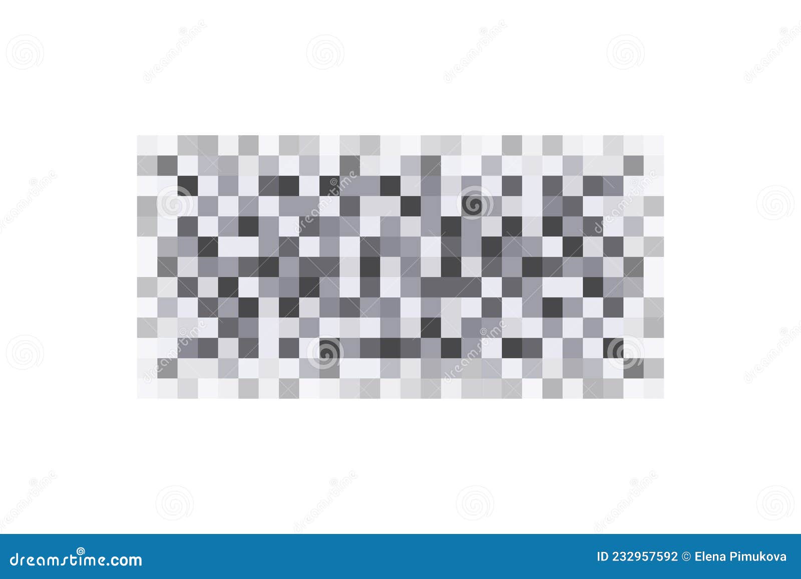 Censor Blur Effect Texture For Face Or Nude Skin Blurry Pixel