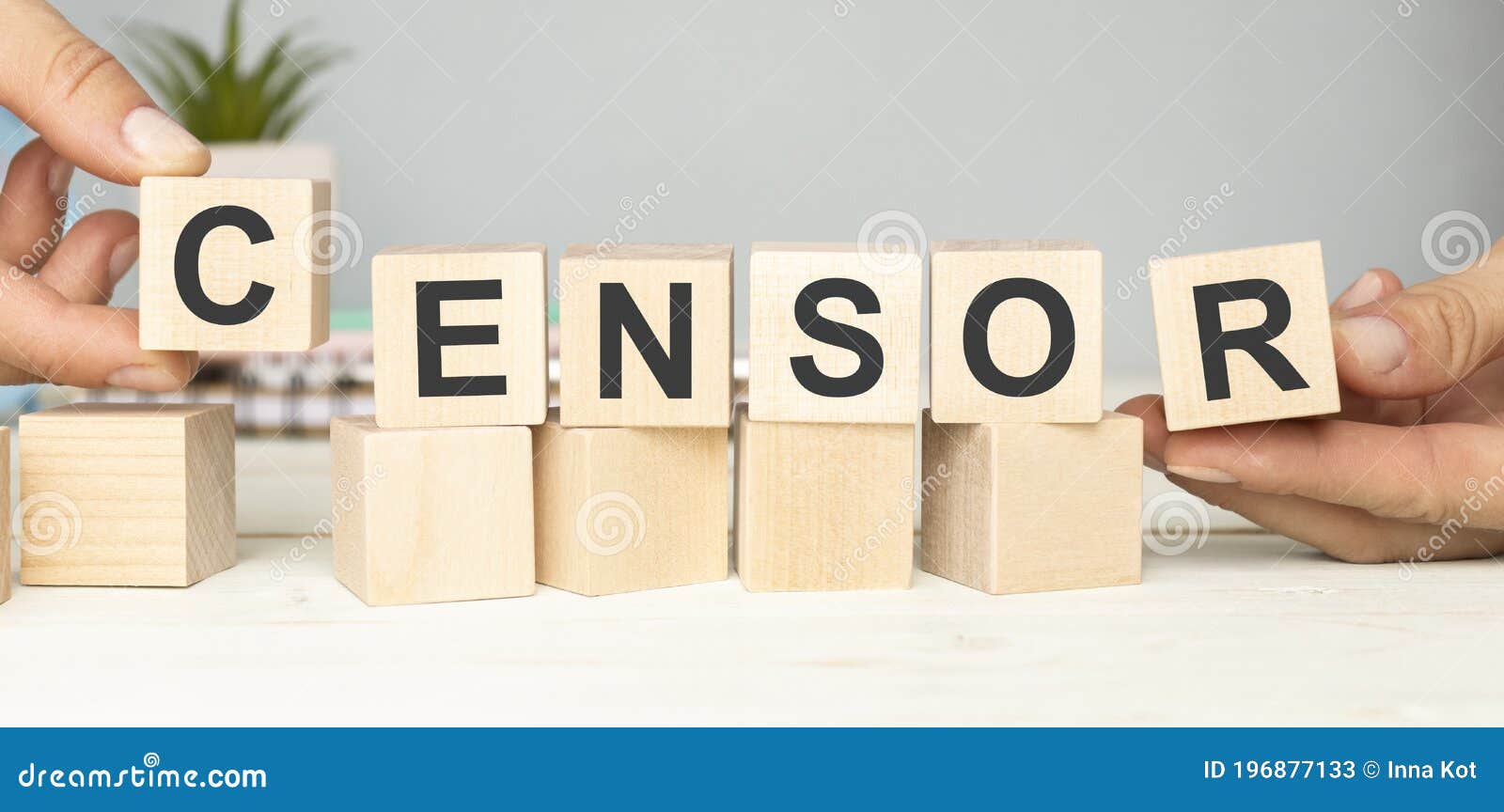 CENSOR Word Written on Building Stock Image - Image of illegal, written ...