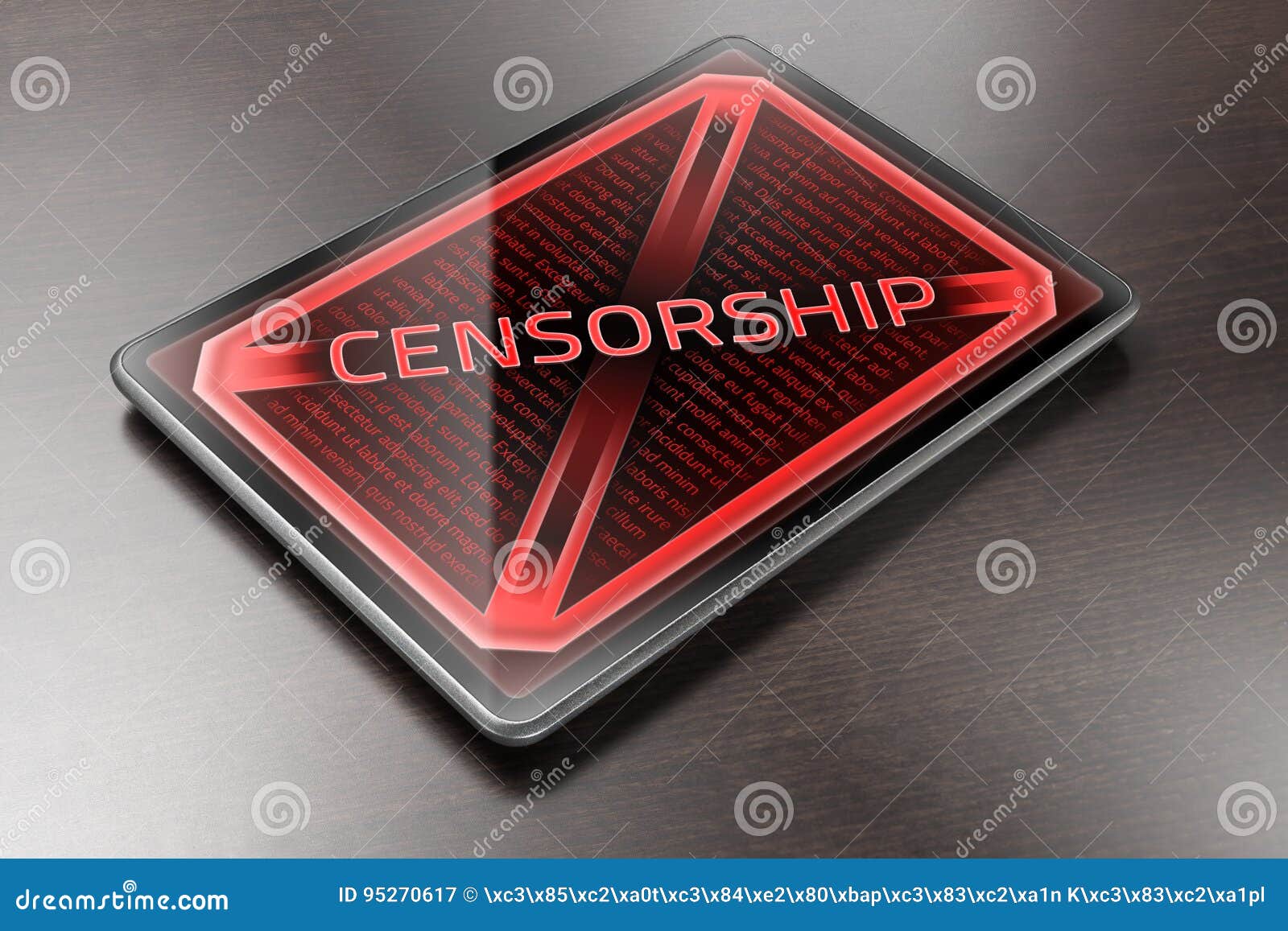 Censored data stock image. Image of oppression, information - 95270617