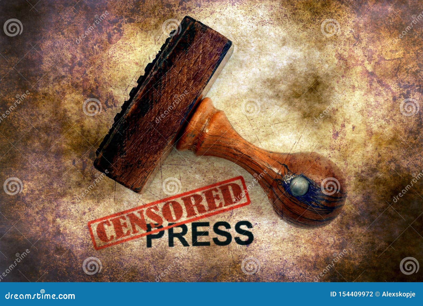 Censored Press Grunge Concept Stock Photo - Image of censor, text ...