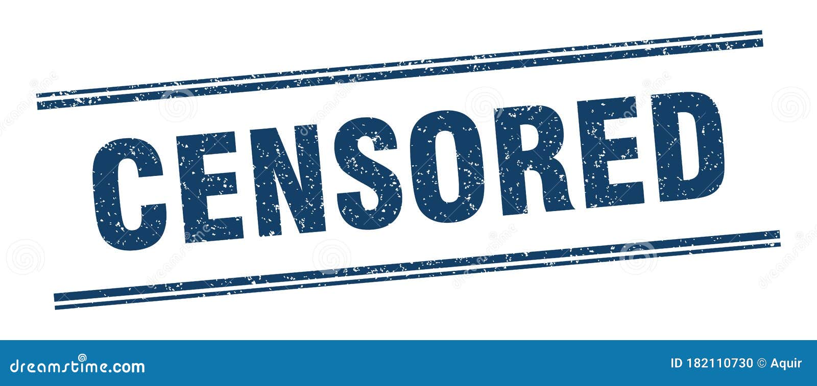 Censored Stamp. Censored Square Grunge Sign Stock Vector - Illustration ...