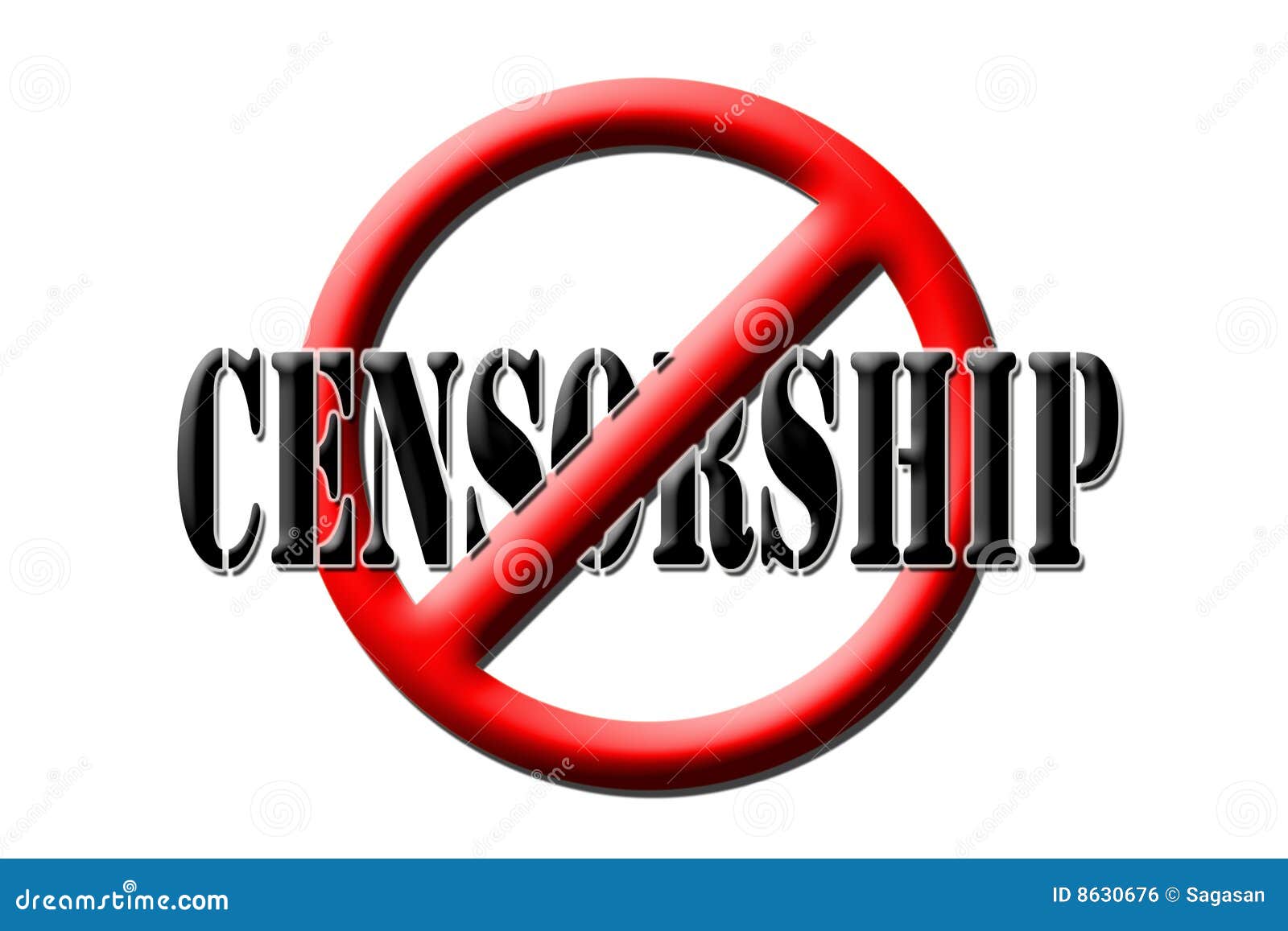 Censorship stock illustration. Image of label, sign, danger - 8630676