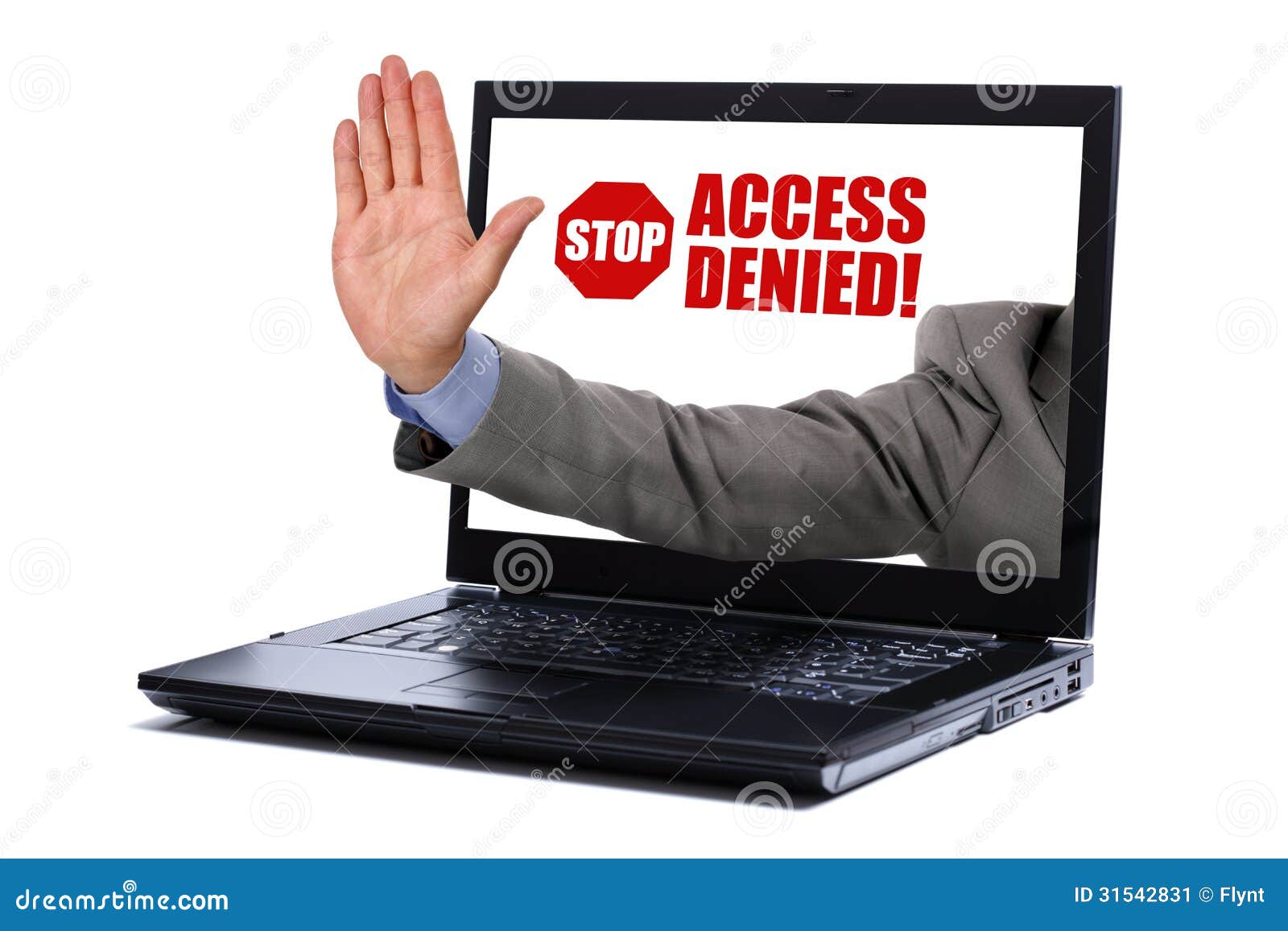 Censura do Internet imagem de stock. Imagem de laptop - 31542831