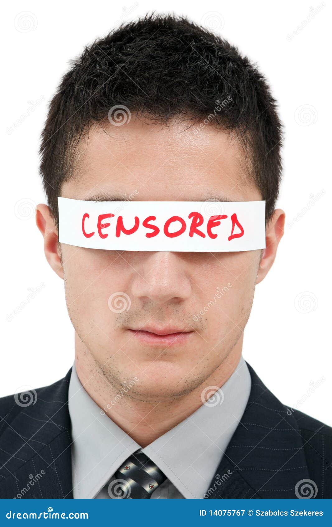 Censurado imagem de stock. Imagem de pessoa, suprima - 14075767