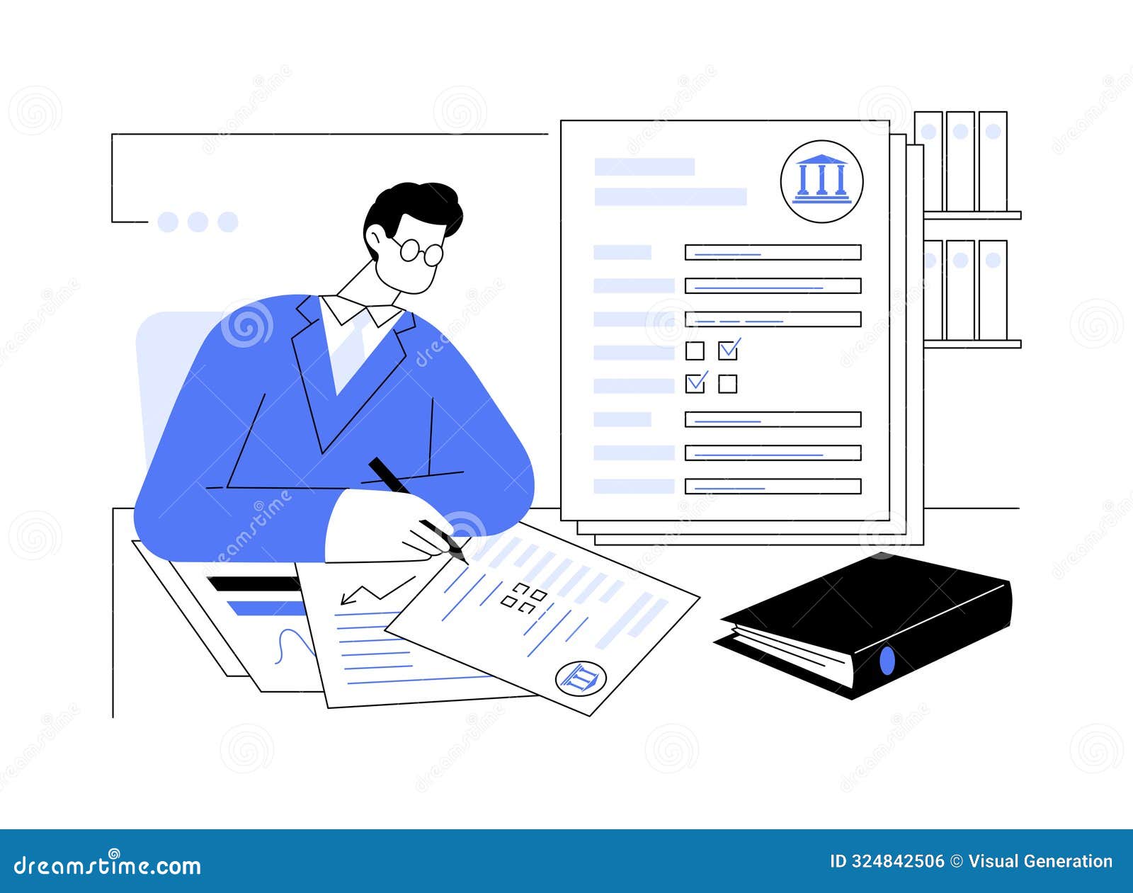 Census Questionnaire Abstract Concept Vector Illustration. Stock ...
