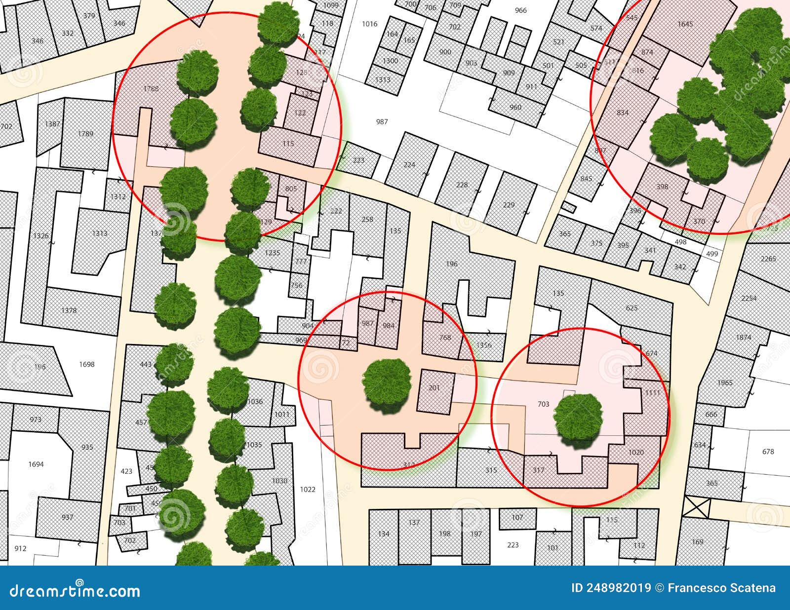 Census of Singol, Group or Row Trees in Cities - Green Management and ...