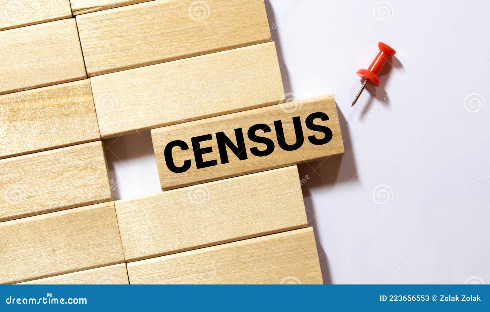 CENSUS Word Written on Building Blocks Concept Stock Image - Image of ...