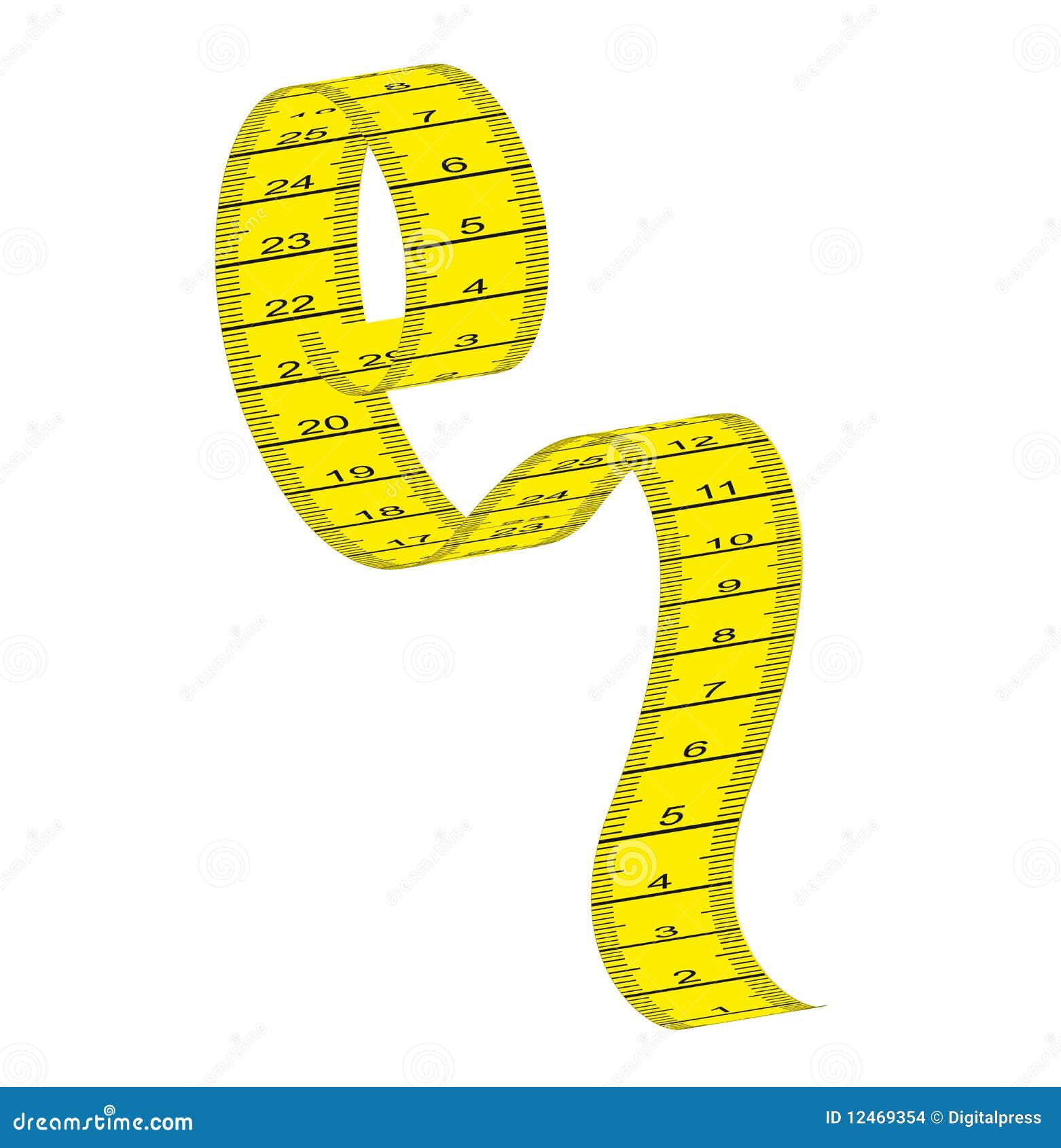 Centímetro ilustración del vector. Ilustración de regla - 12469354
