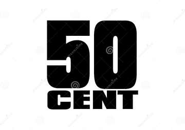 50 Cent Logo editorial photo. Illustration of vector - 295434421