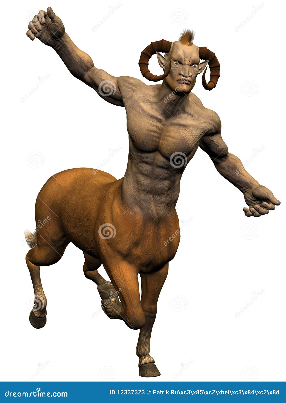 Centaur stock illustration. Image of sagittary, mythology - 12337323