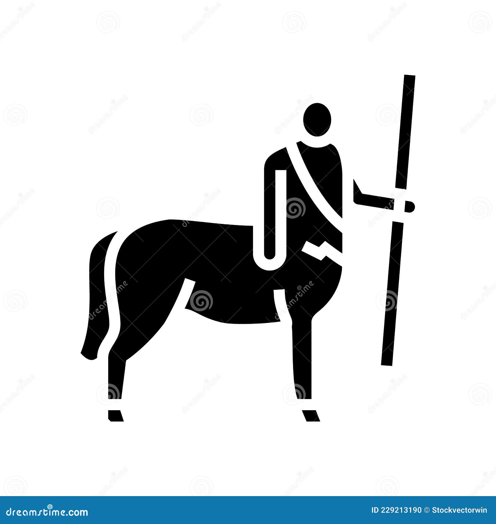 Centaur Ancient Greece Glyph Icon Vector Illustration Stock Vector ... Centaur Ancient Greece Glyph Icon Vector Illustration Stock Vector ...