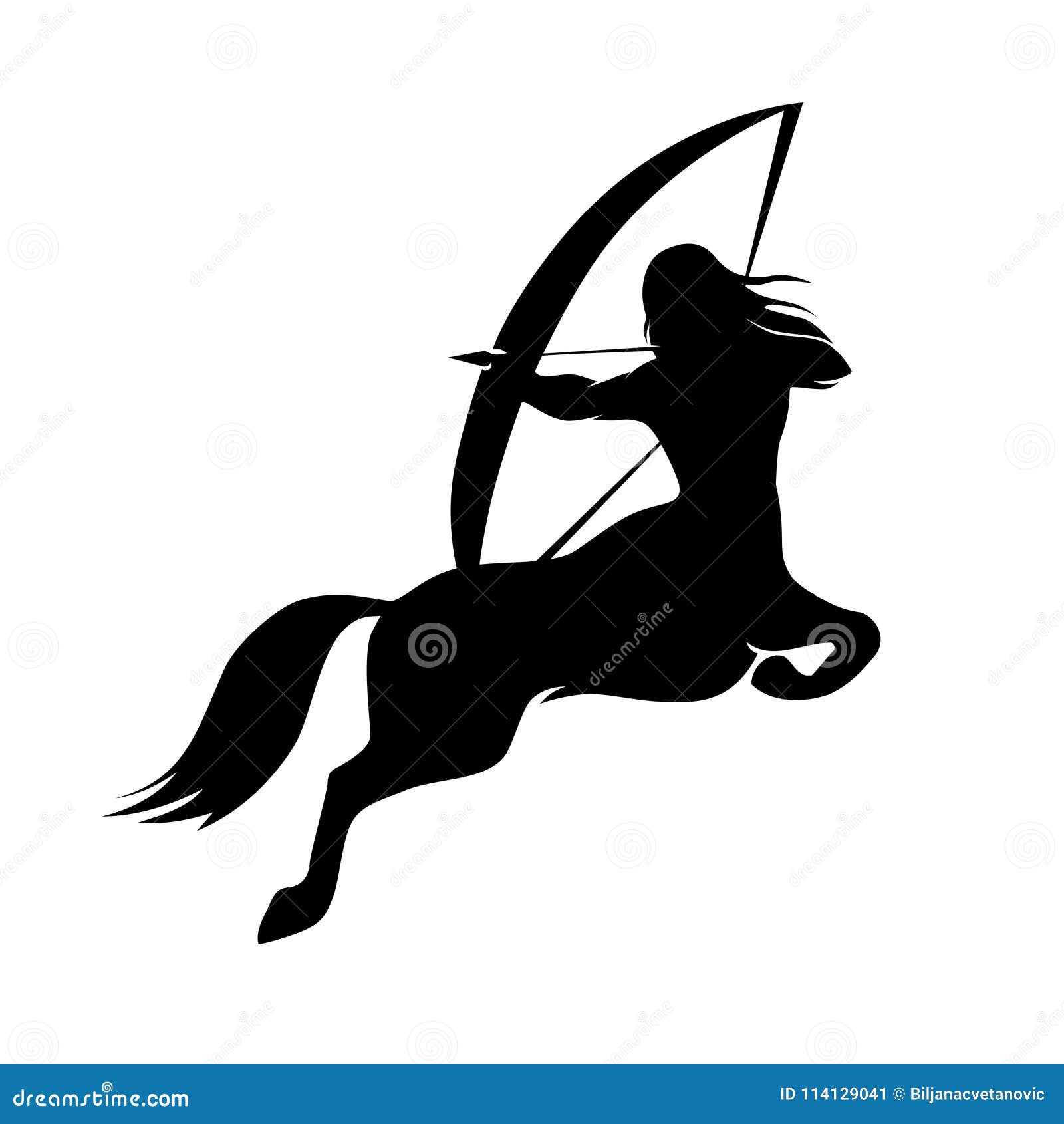 Centaur archer stock vector. Illustration of greek, black - 114129041 Centaur archer stock vector. Illustration of greek, black - 114129041