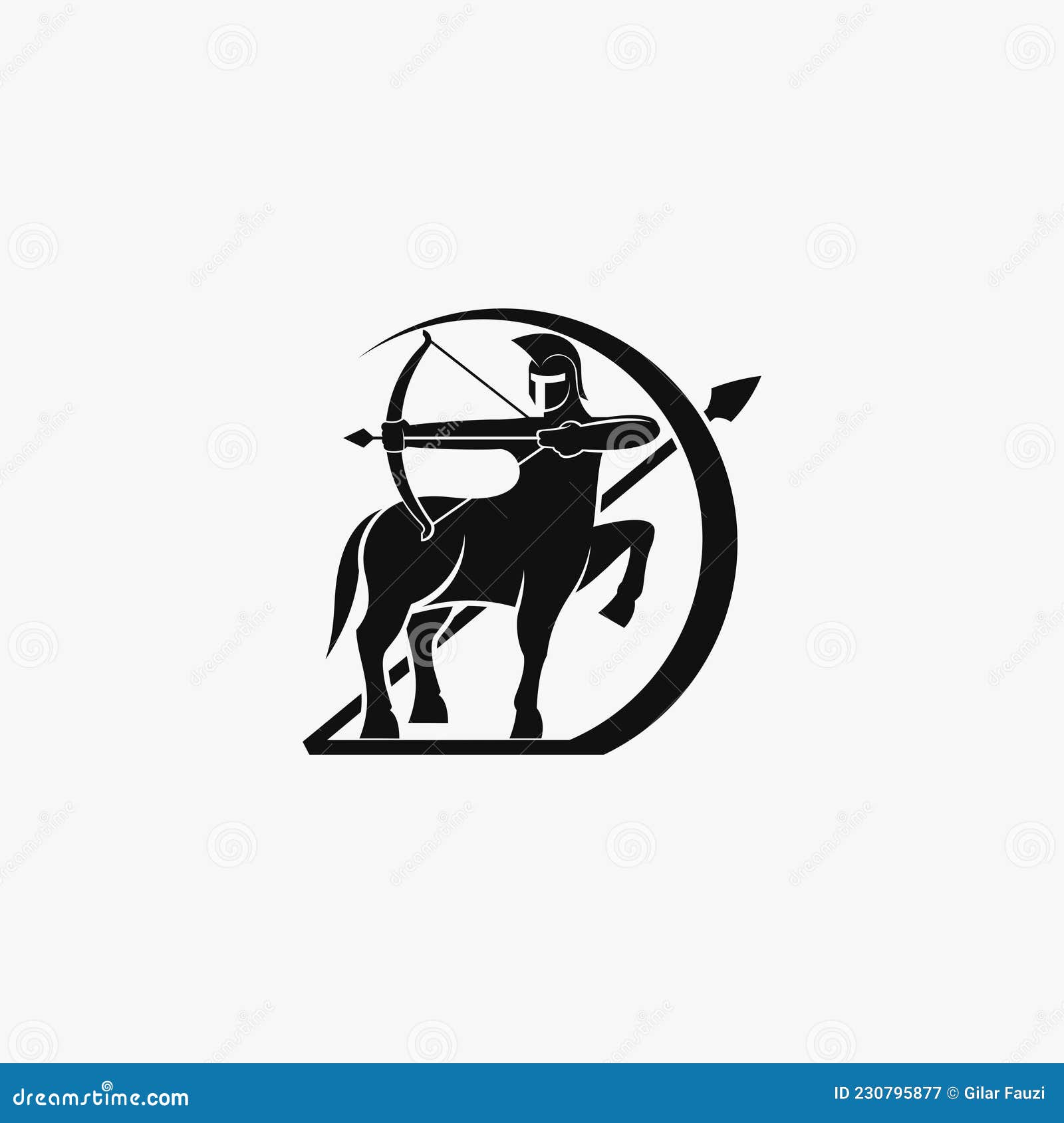 Centaur Mascot Logo Design Vector With Modern Illustration Concept ...