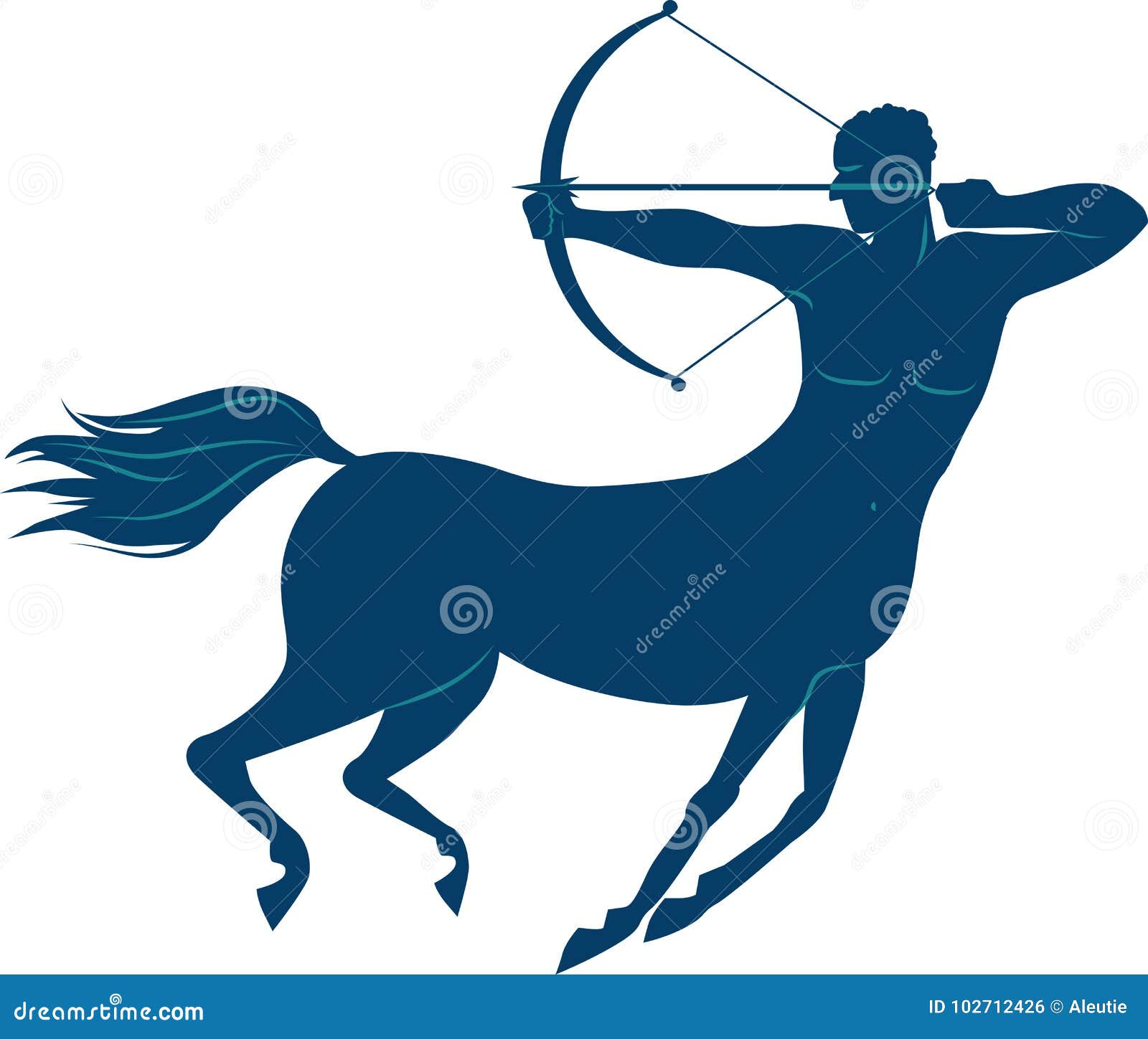 Centaur stock vector. Illustration of creature, ancient - 102712426
