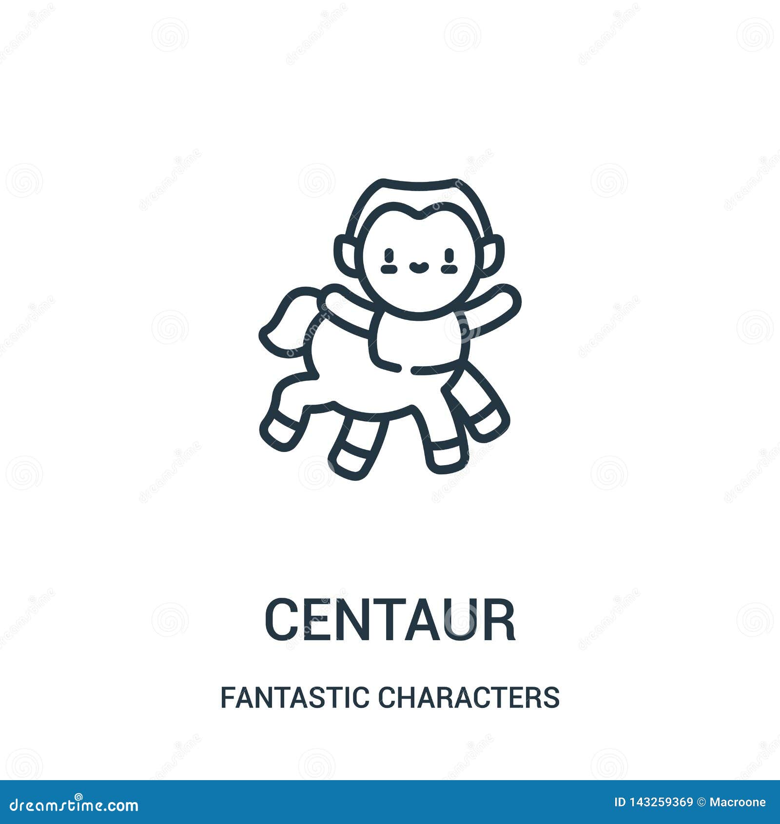 Centaur Symbol Pictogram. Half Man Half Horse Sign. Mythical Creature ...