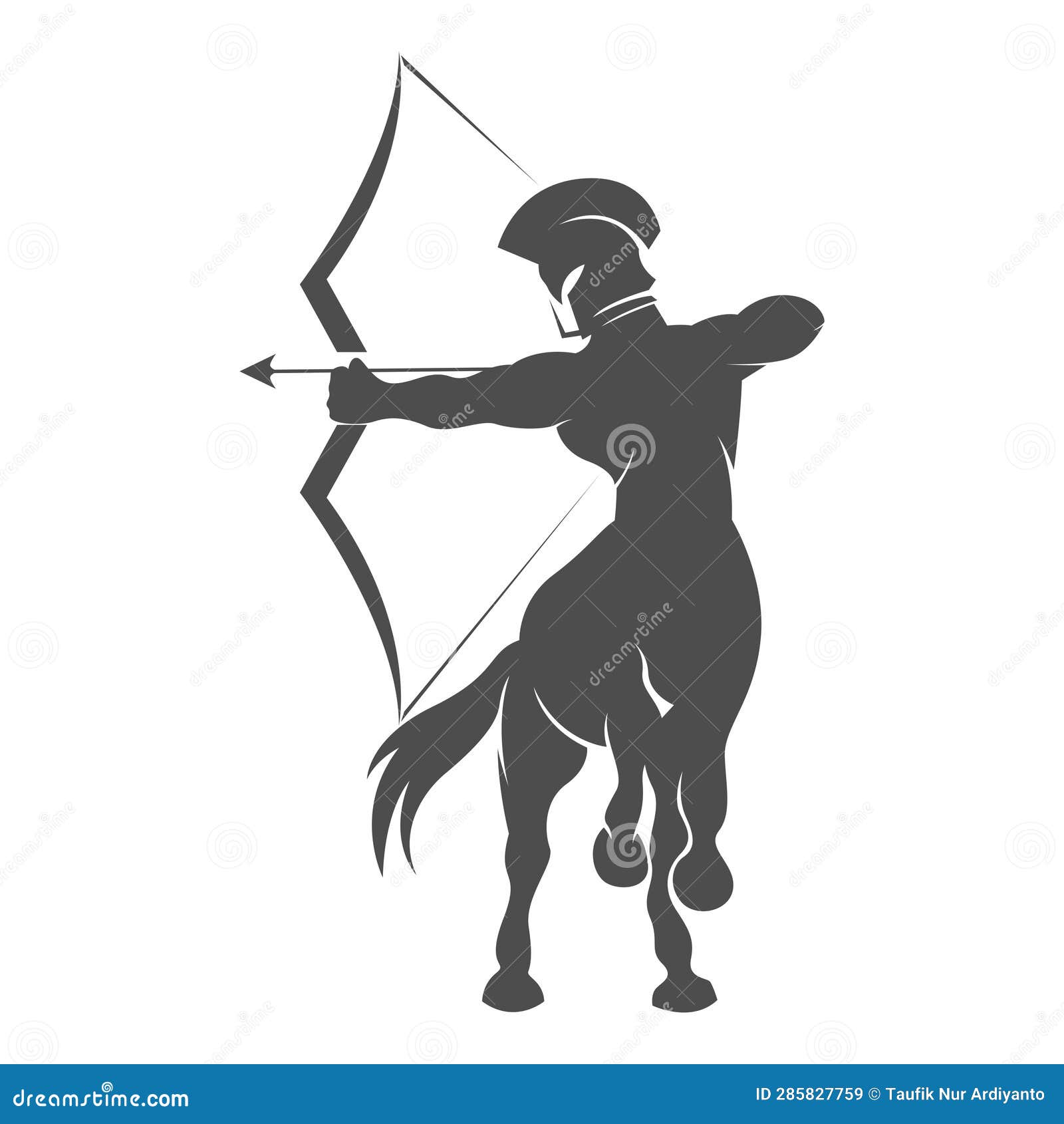 Centaur logo icon design stock vector. Illustration of mythical - 285827759