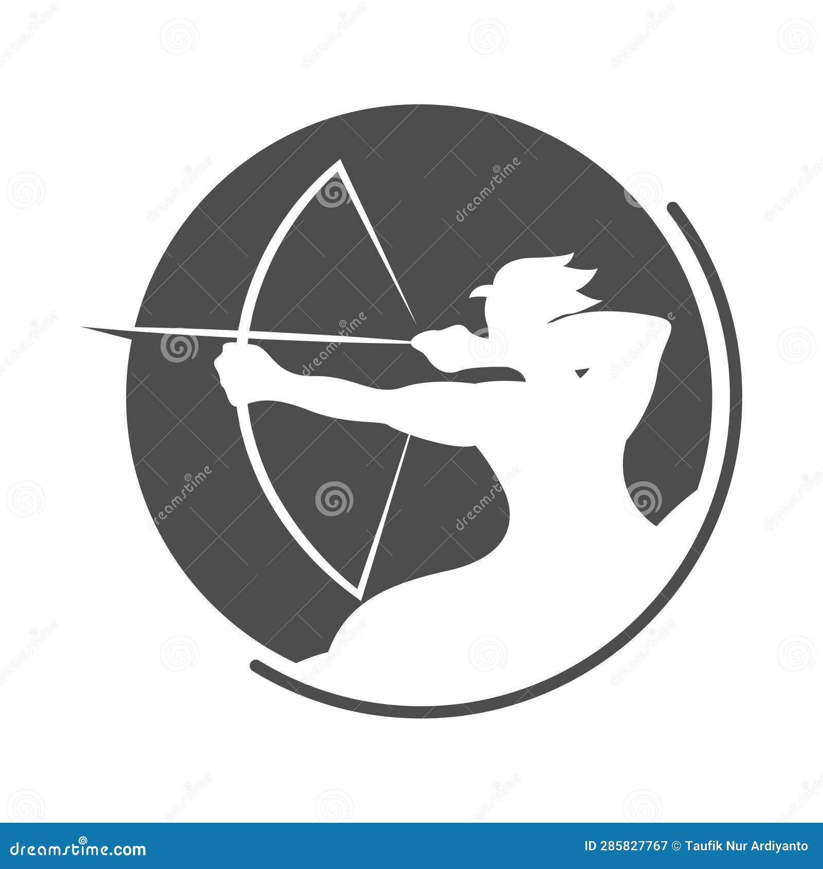 Centaur logo icon design stock vector. Illustration of mythical - 285827767