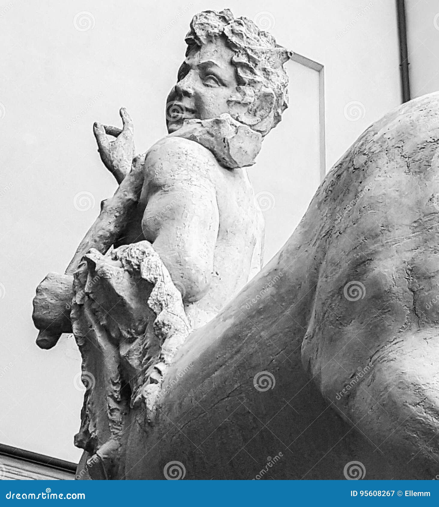 Centaur Old statute stock image. Image of gardens, italy - 95608267
