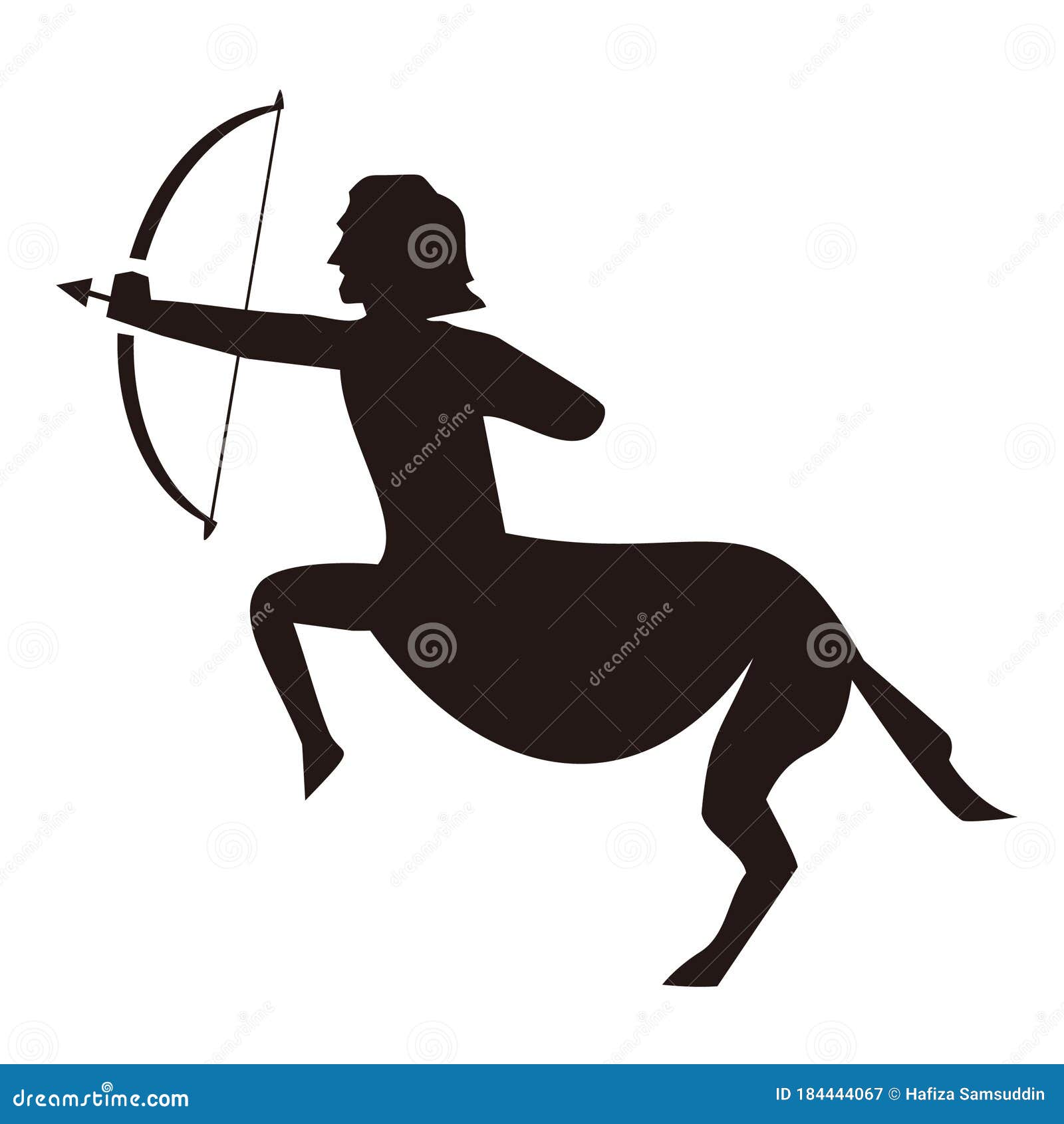 Centaur Vector Icon On White Background. Flat Vector Centaur Icon ...