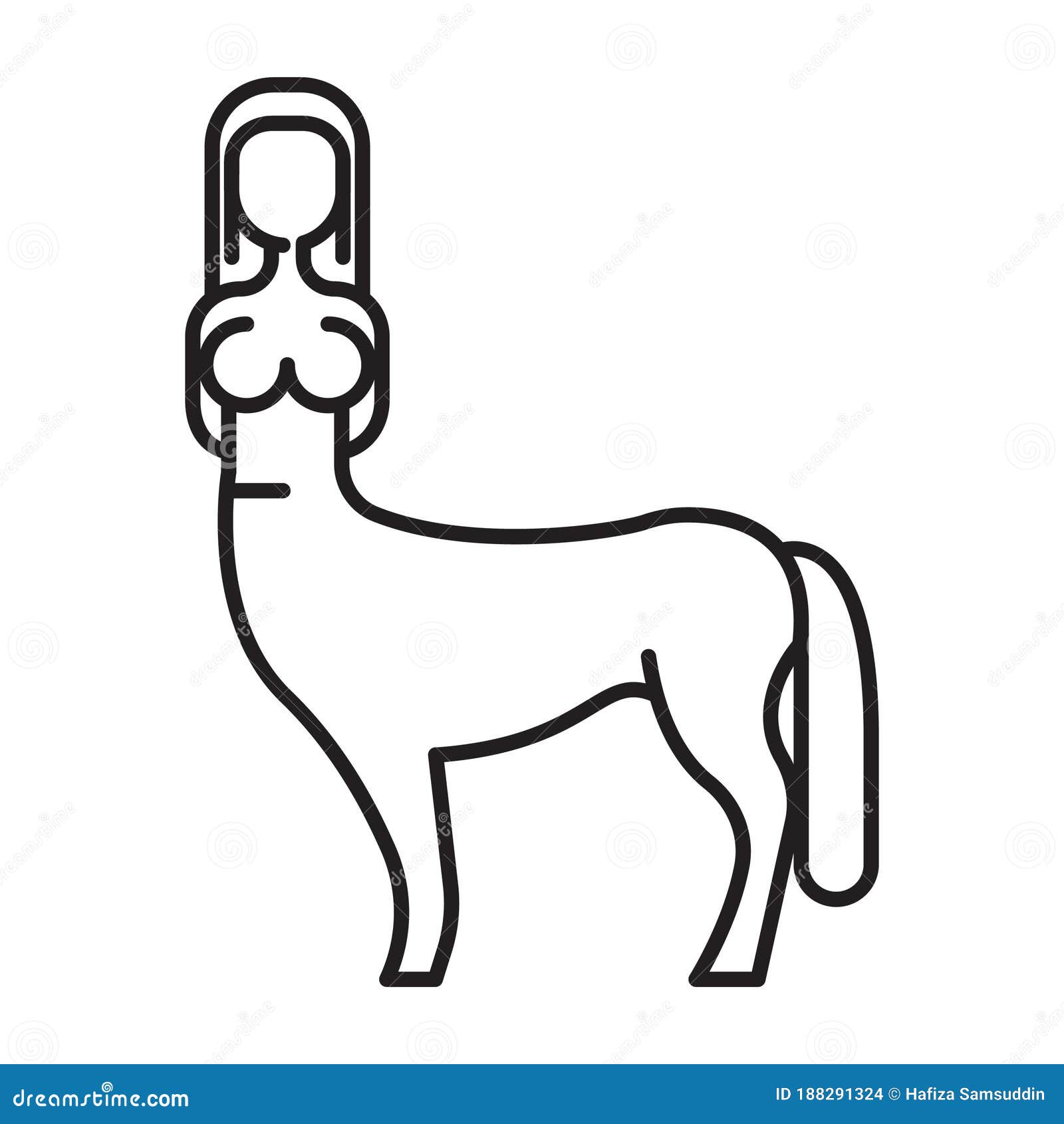 Centaur. Vector Illustration Decorative Design Stock Vector - Illustration of fantasy, creatures ...