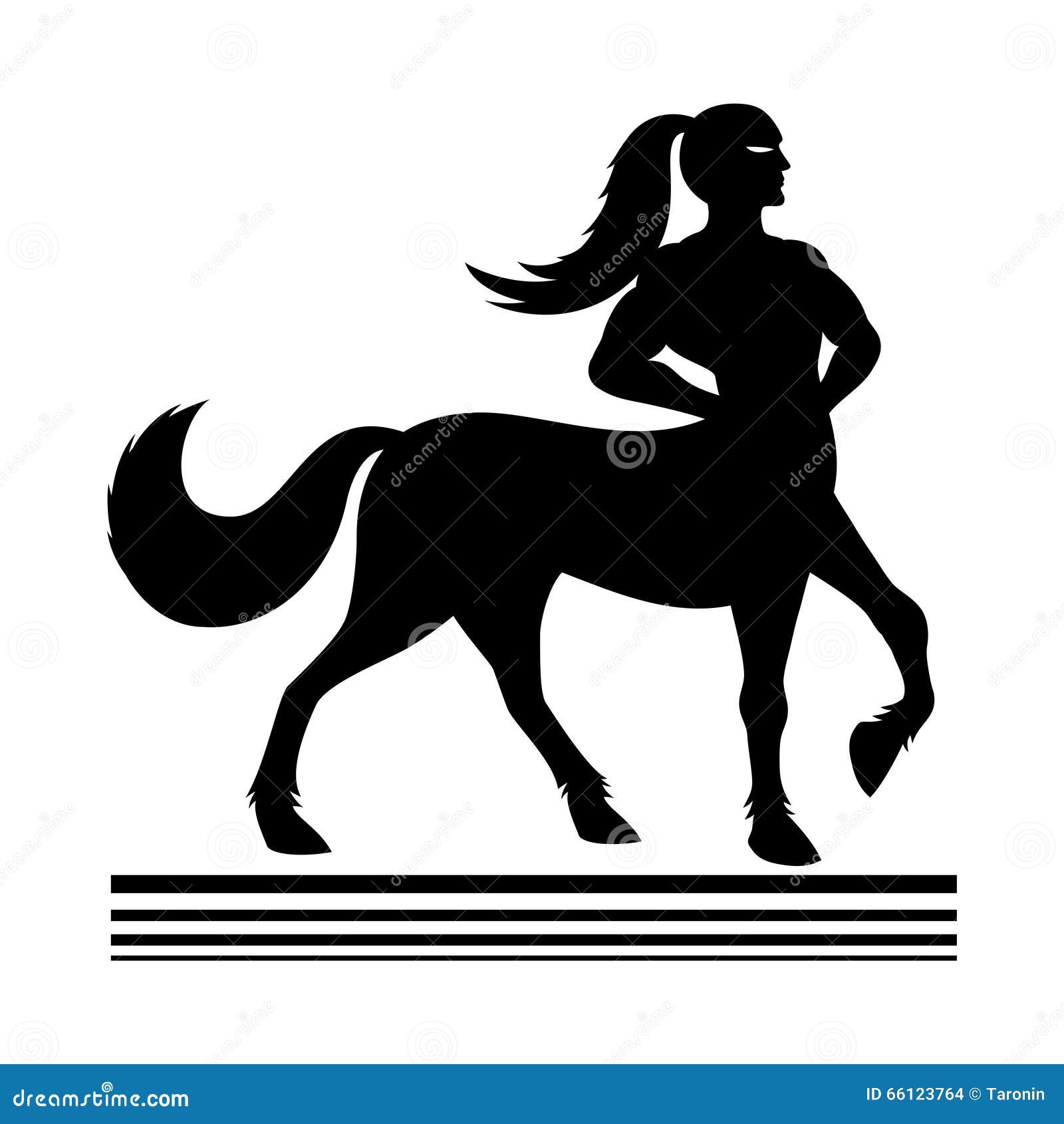 Centauro Fuerte En Actitud Majestuosa Ilustración del Vector ...