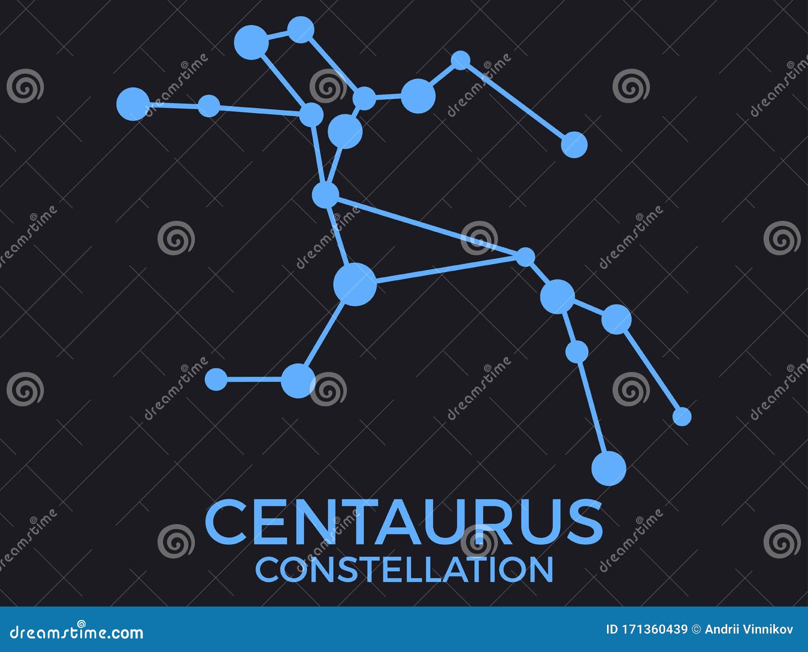 Centaurus Constellation. Starry Night Sky. Cluster Of Stars, Galaxy ...