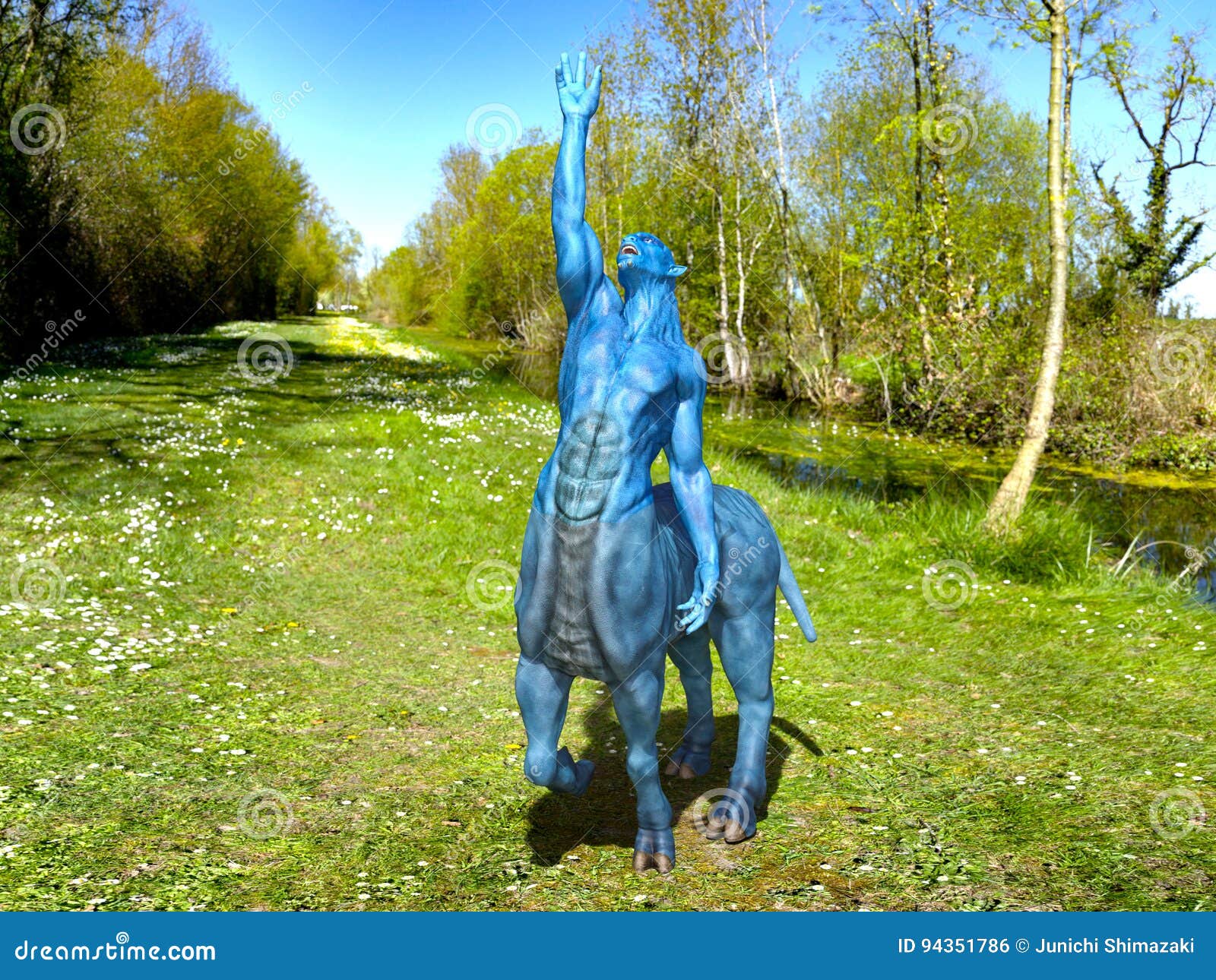 Centaurus stock photo. Image of leaf, stallion, woodland - 94351786