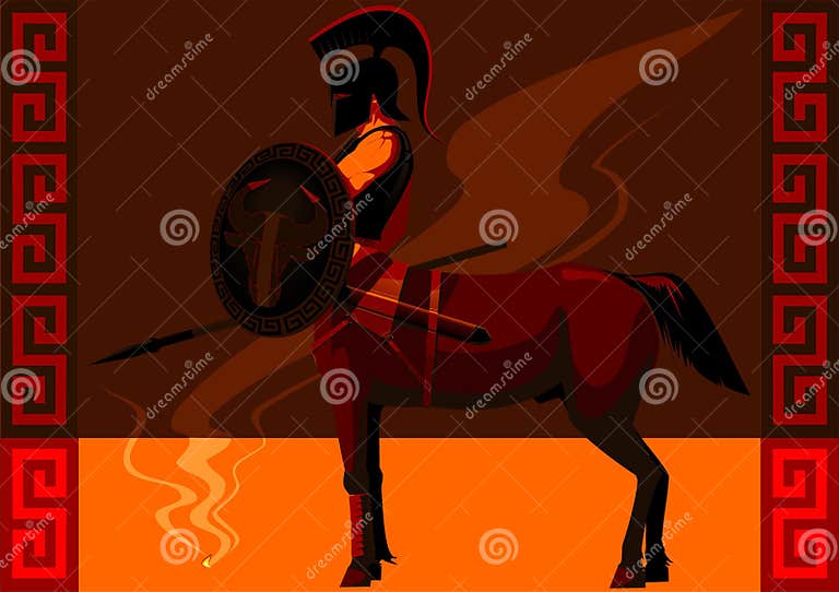 Centaurus Red stock illustration. Illustration of warrior - 2149661