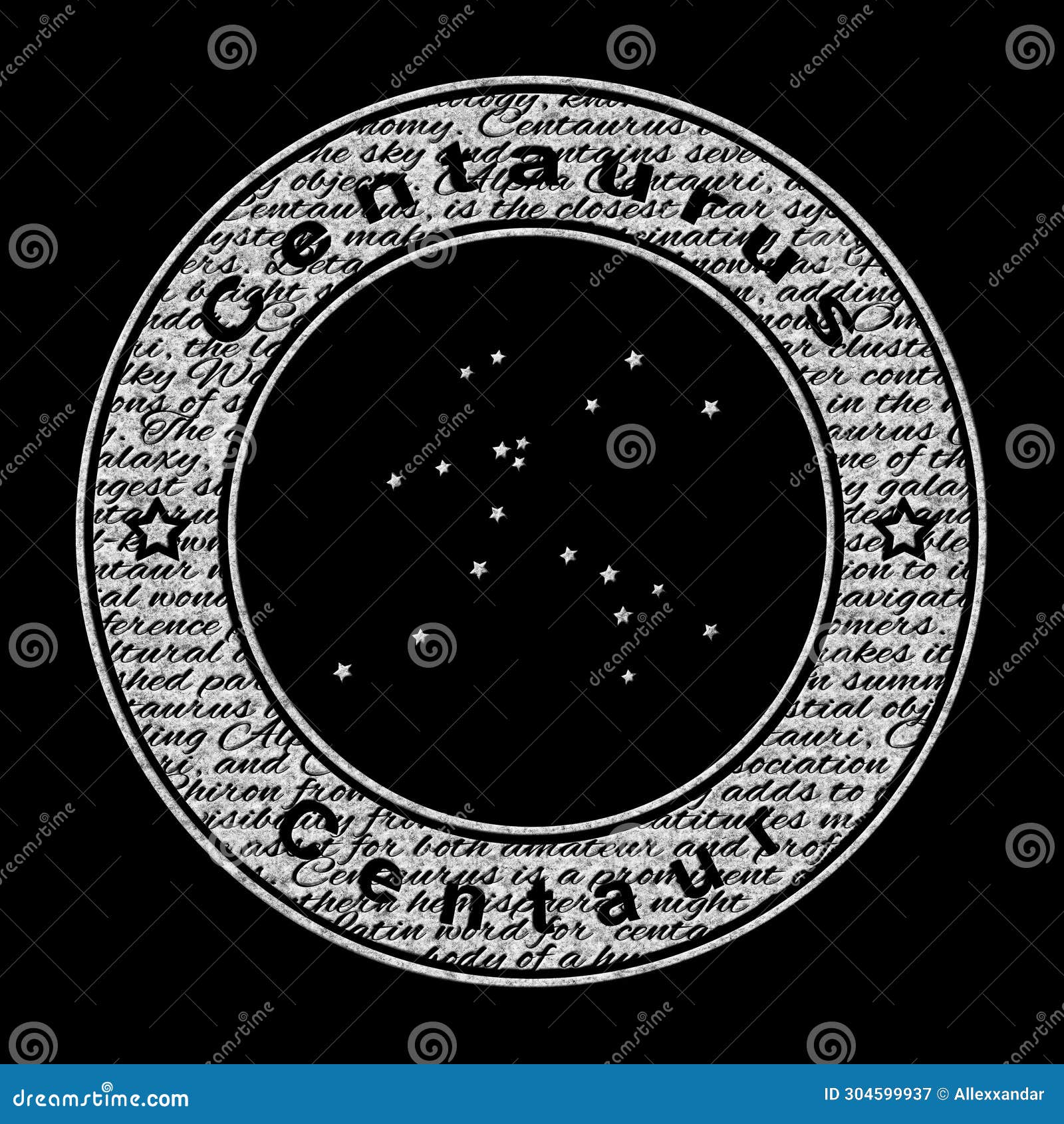 Centaurus Star Constellation Stock Illustration - Illustration of ...