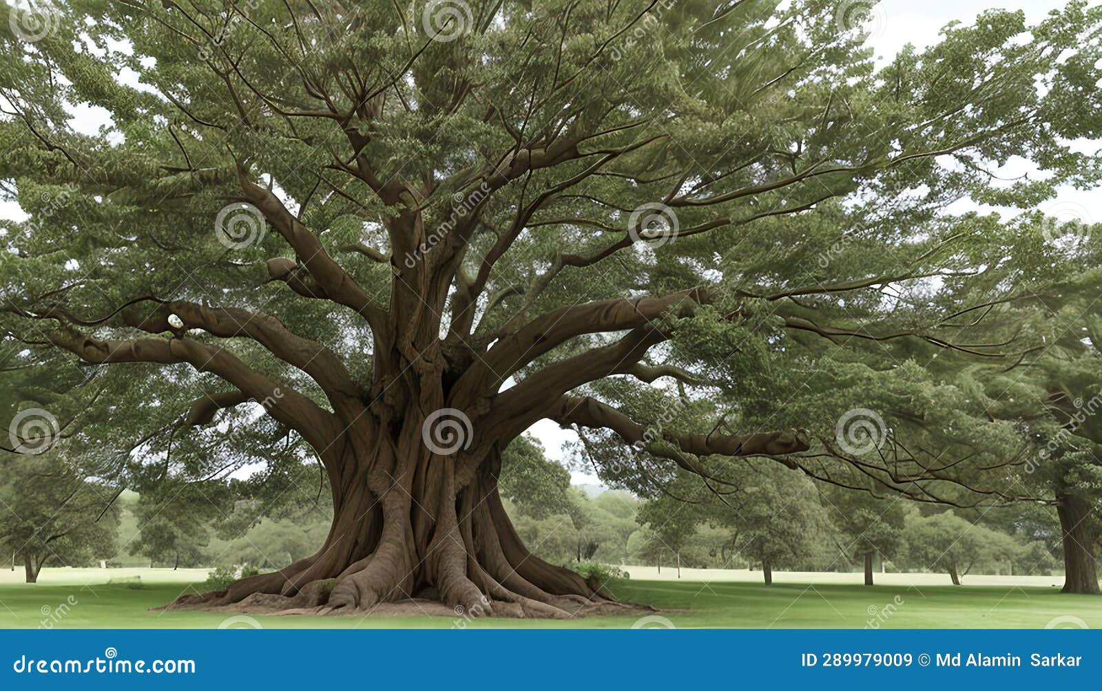 Centenarian Tree stock image. Image of patterns, park - 289979009