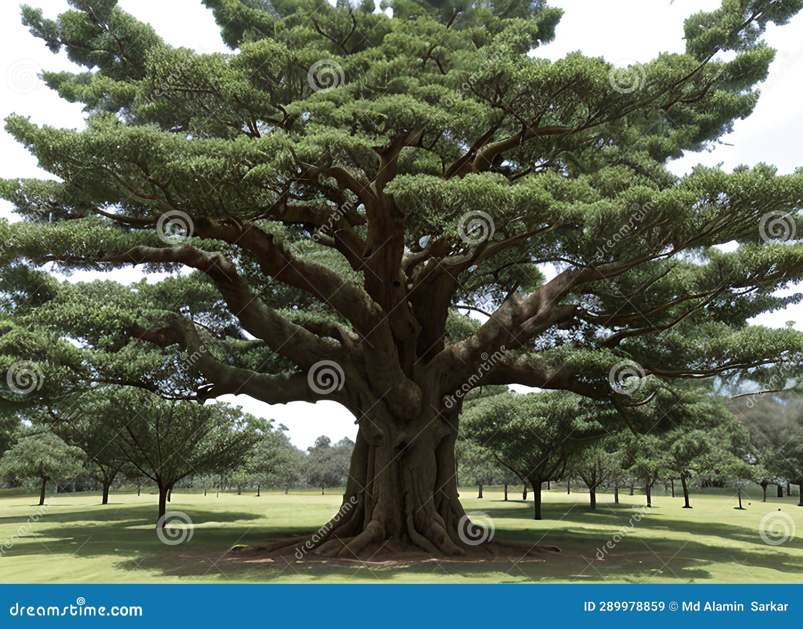 Centenarian Tree stock image. Image of evergreen, fresh - 289978859