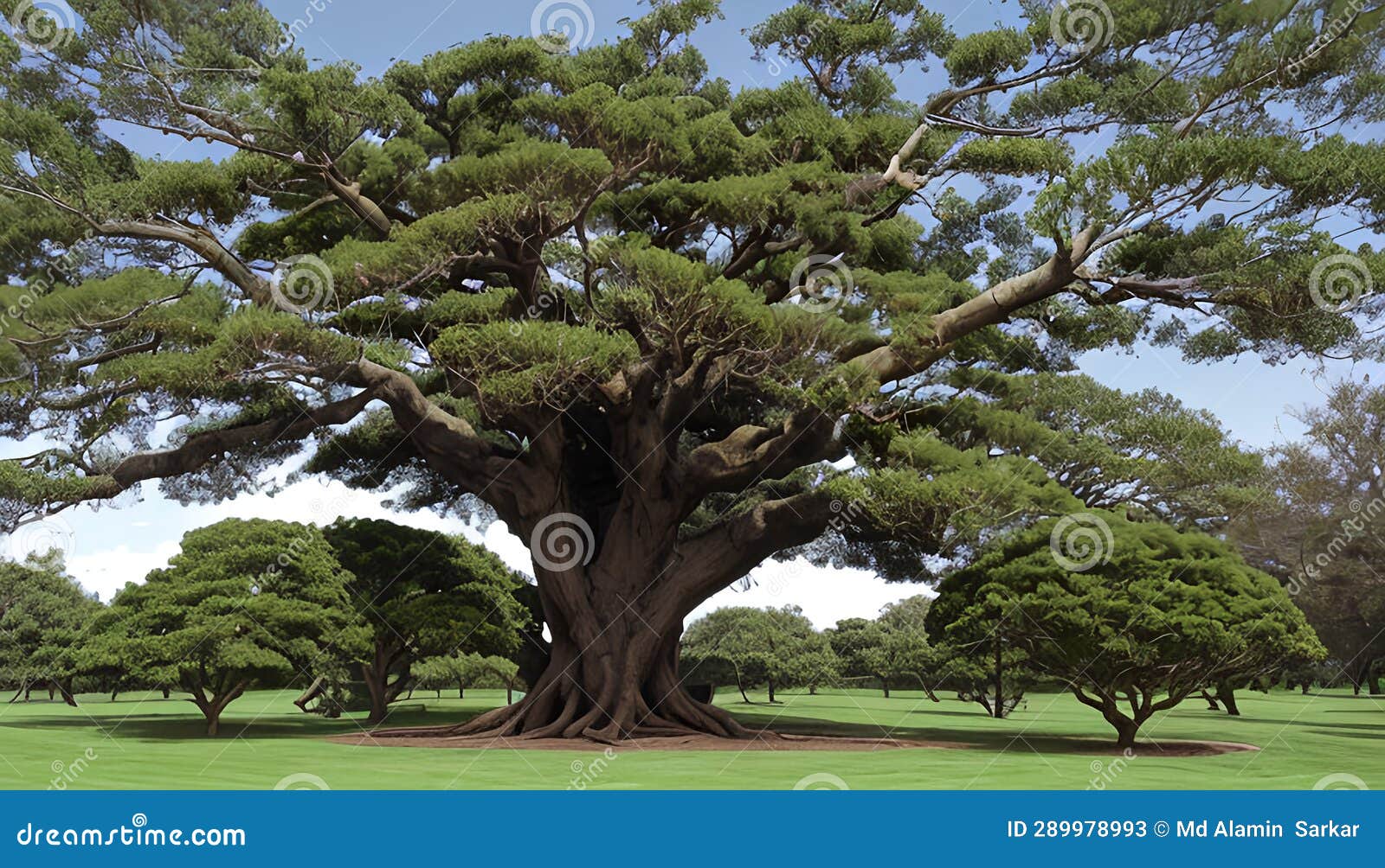 Centenarian Tree stock image. Image of garden, leaf - 289978993