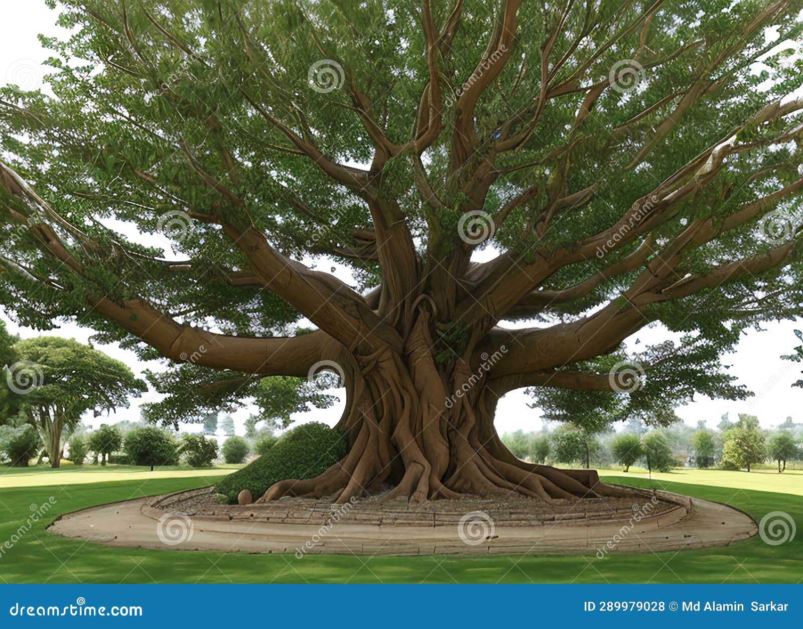 Centenarian Tree stock photo. Image of plant, bark, park - 289979028