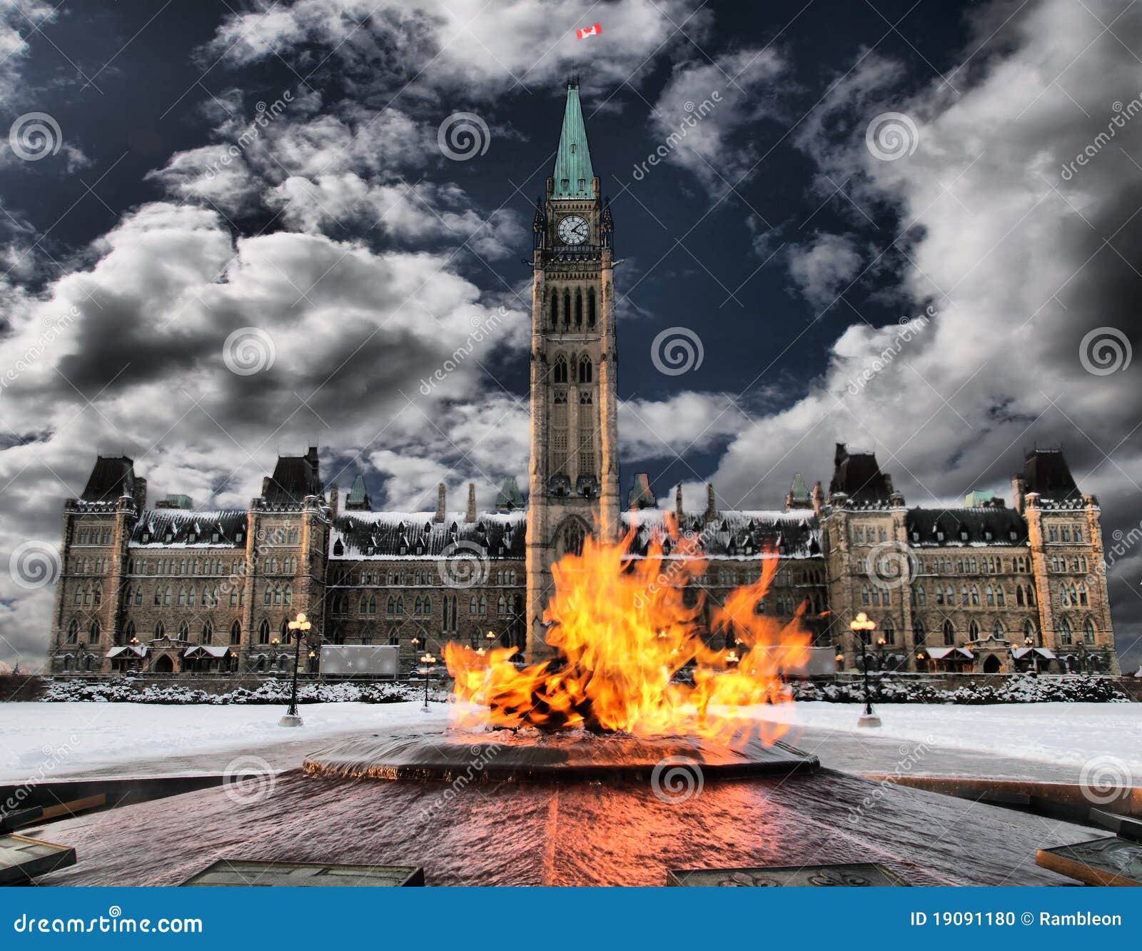 Centennial flame stock photo. Image of canadian, power - 19091180