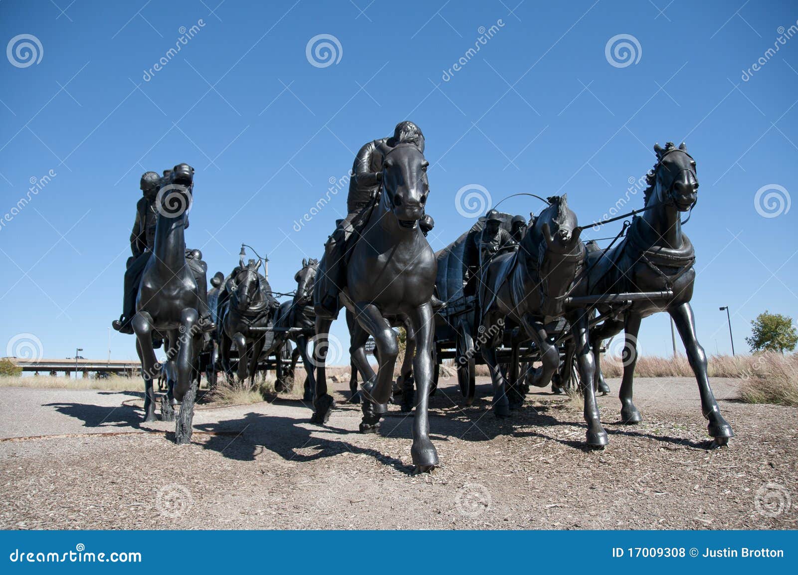 Centennial Land Run Monument Stock Photo - Image of canal, oklahoma ...